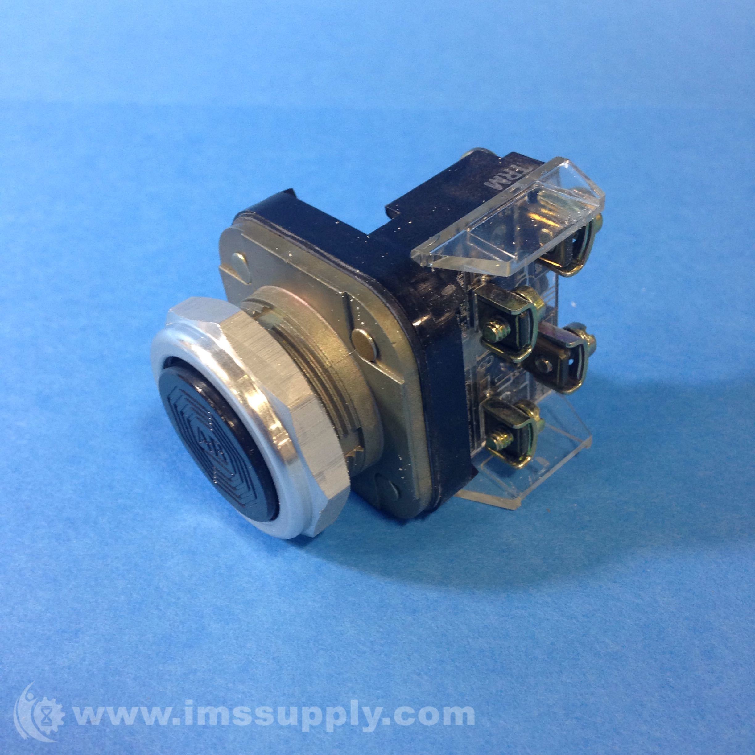 Allen Bradley 800T-A2A Push Button Flush Head Black 30mm - IMS Supply