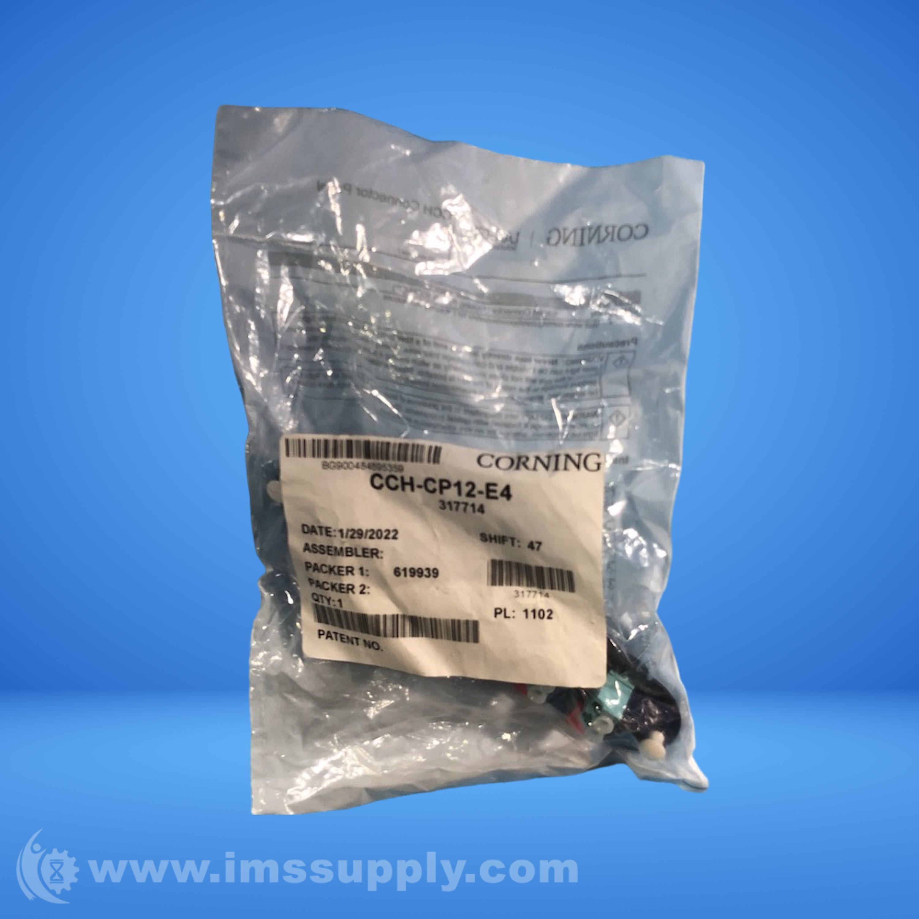 Corning CCH-CP24-E4 Compatible Fiber Adapter Panel - IMS Supply