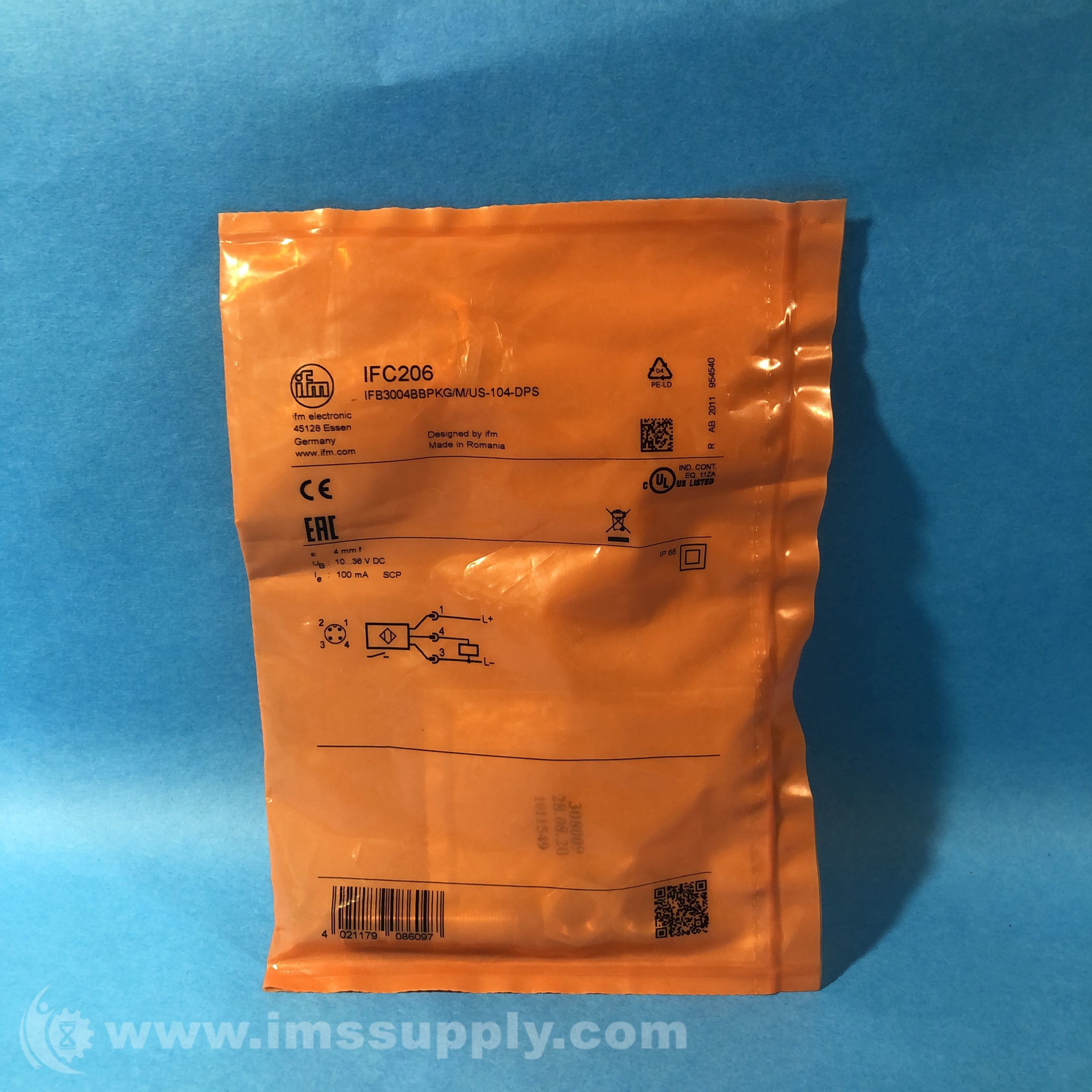 IFM IFC206 Inductive Proximity Sensor - IMS Supply