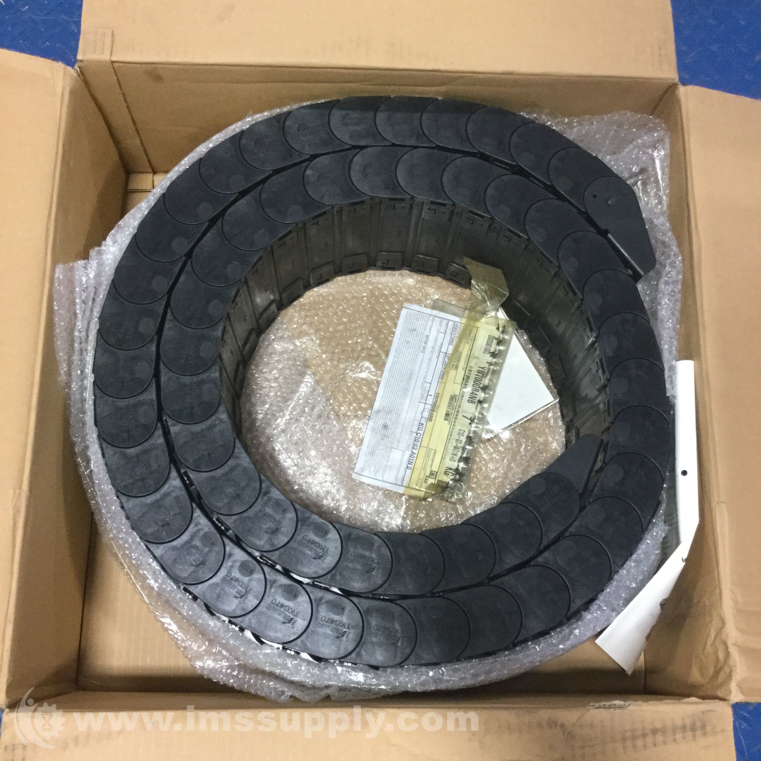 Tsubaki TKC470-R200 Closed Cable Carrier Chain Cableveyor - IMS Supply