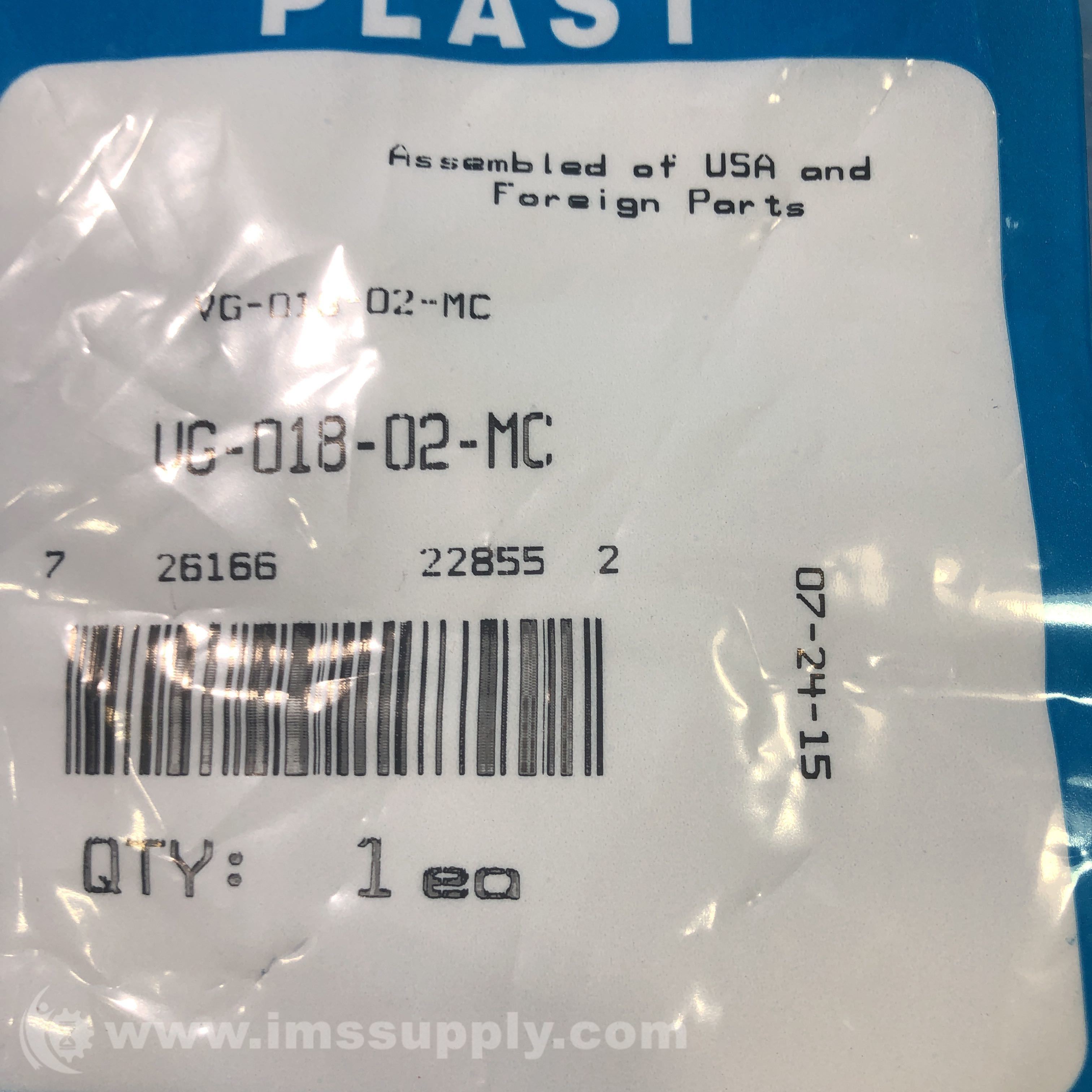 System Plast VG-018-02-MC Rail Clip - Heavy Duty - IMS Supply