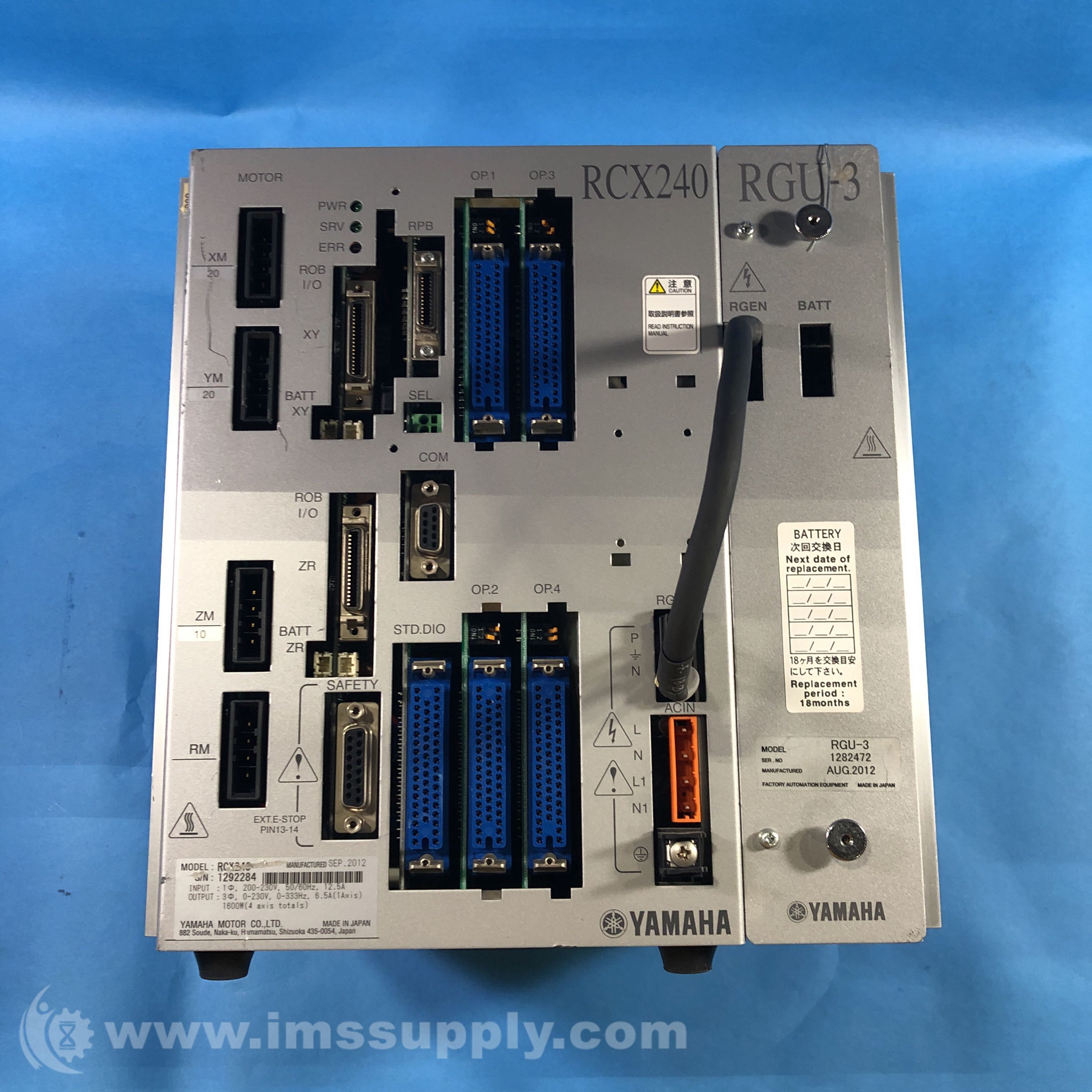 Yamaha RCX240 Robot Controller - IMS Supply