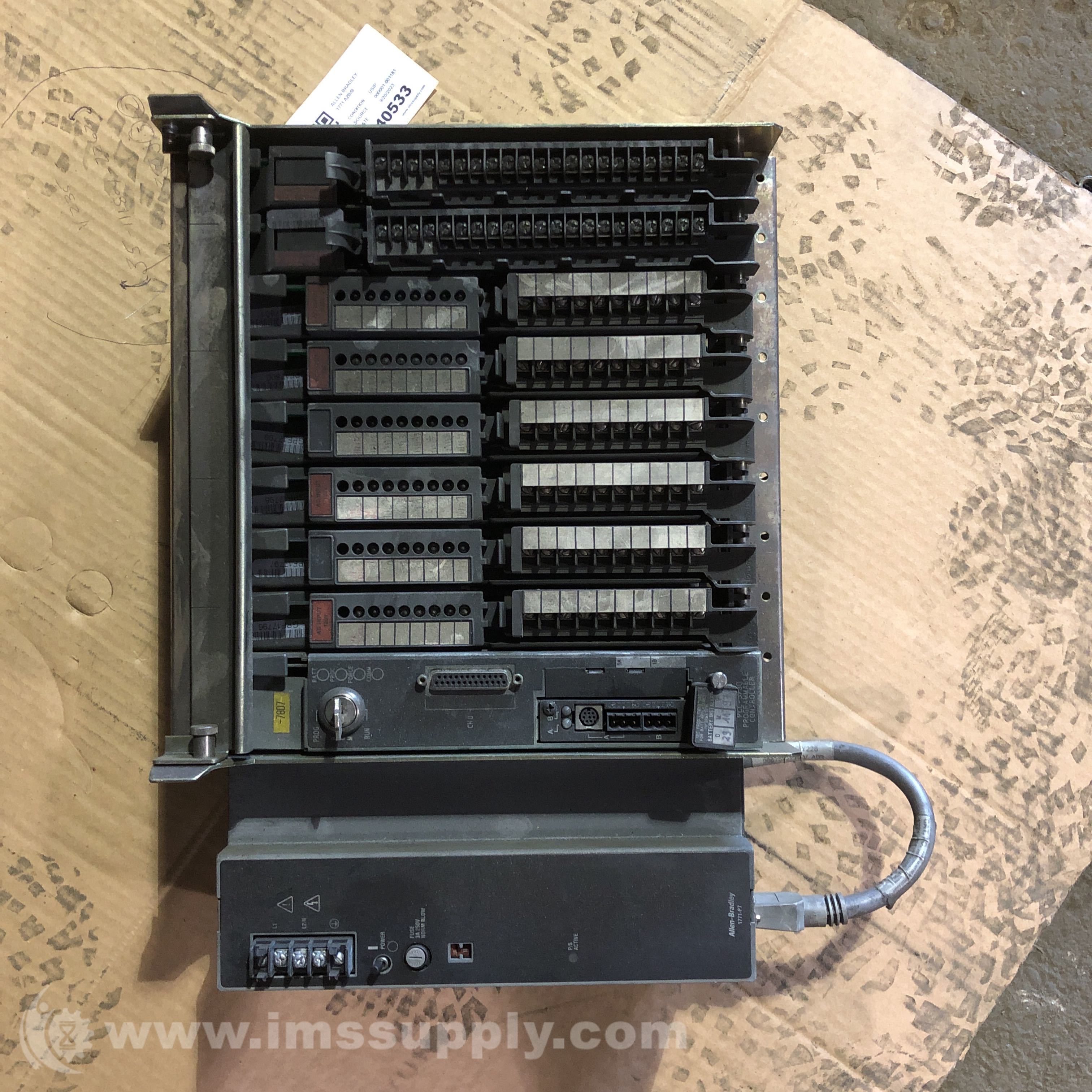 Allen Bradley 96815110 A01 Chassis Rack, 8 Slot, I/O, 1771-A2B/B - IMS ...
