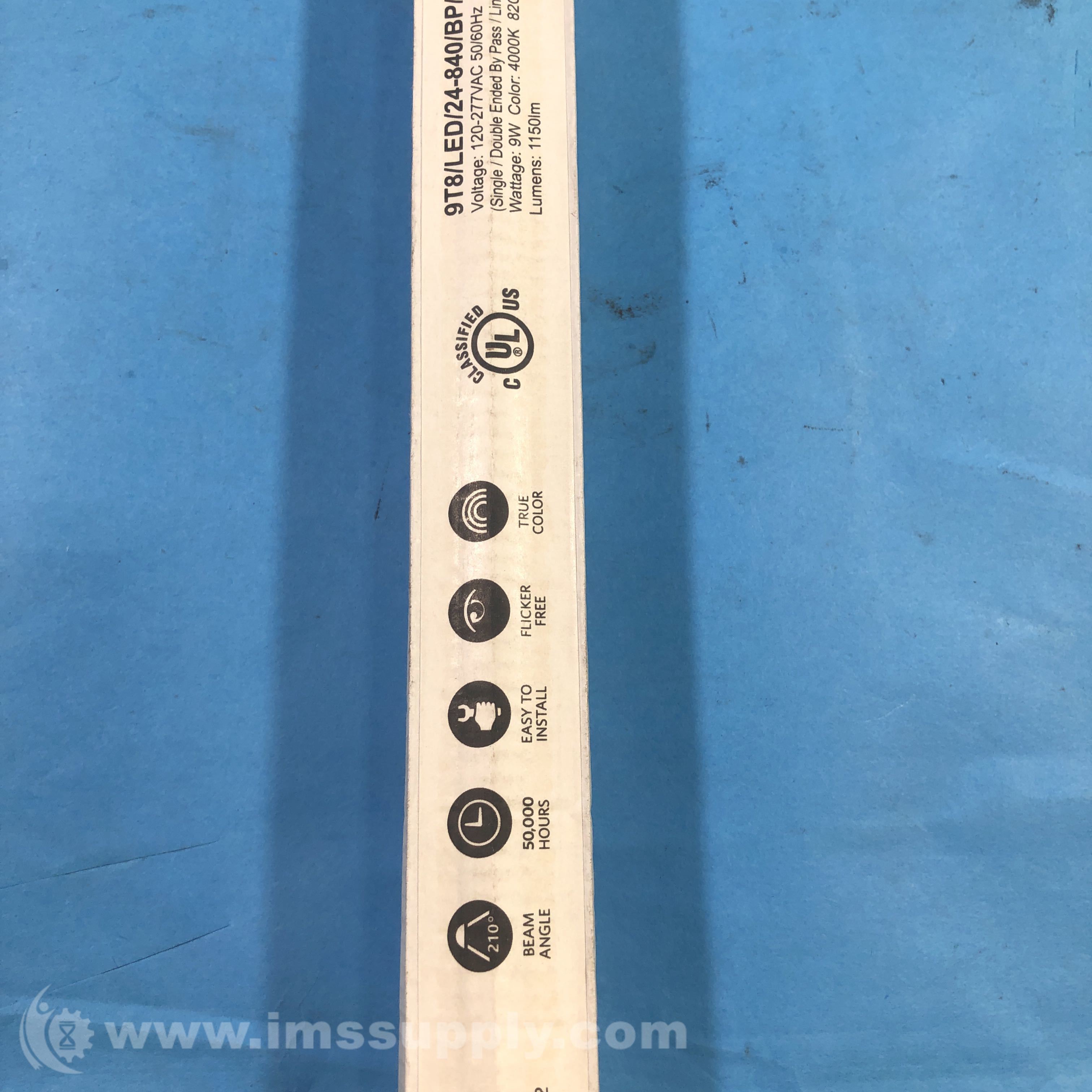 Satco 9T8/LED/24-840/BP/SE-DE 9 Watt T8 LED - IMS Supply