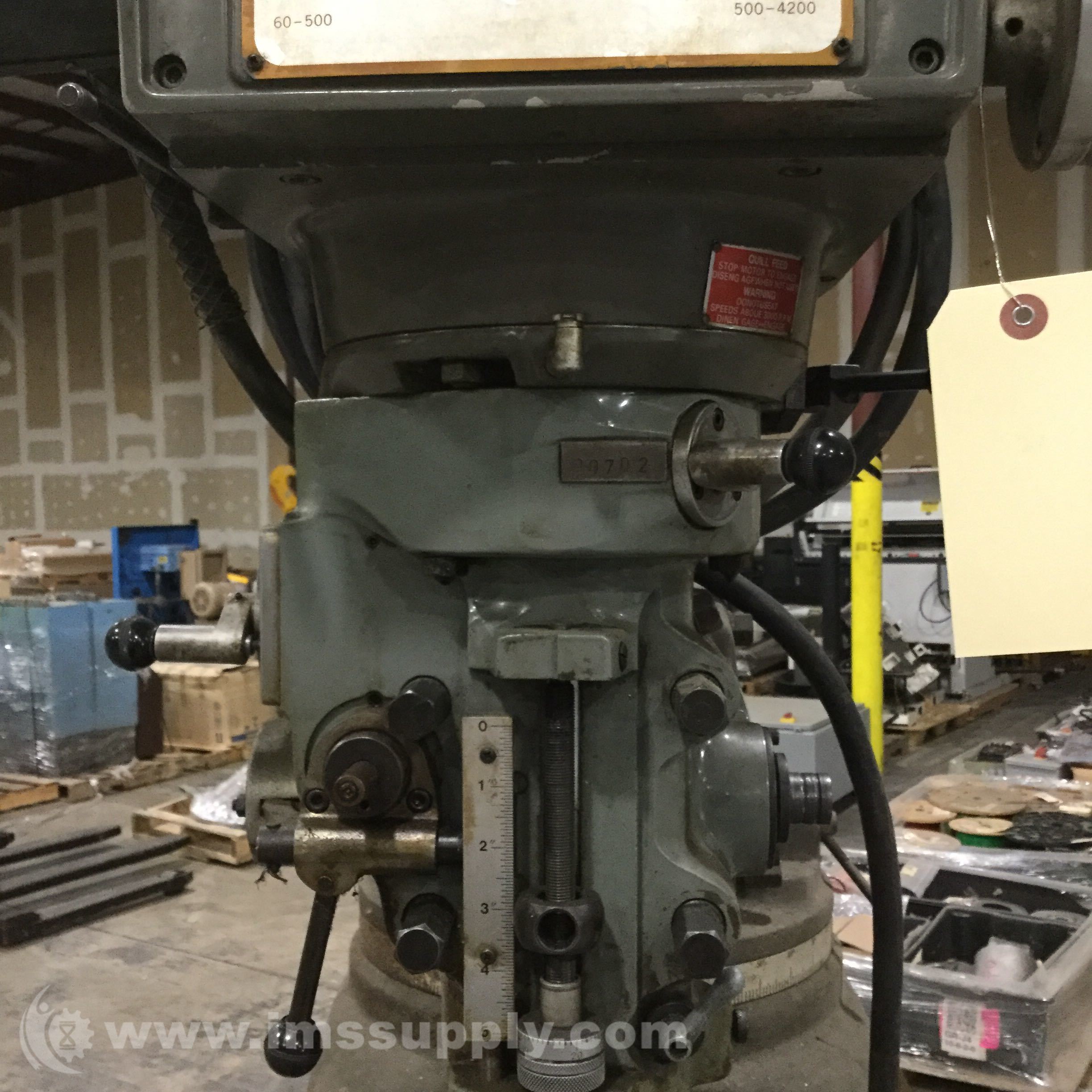 Lincoln Vertical Milling Machine 3HP, 220/440 Volts, Three Phase - IMS ...