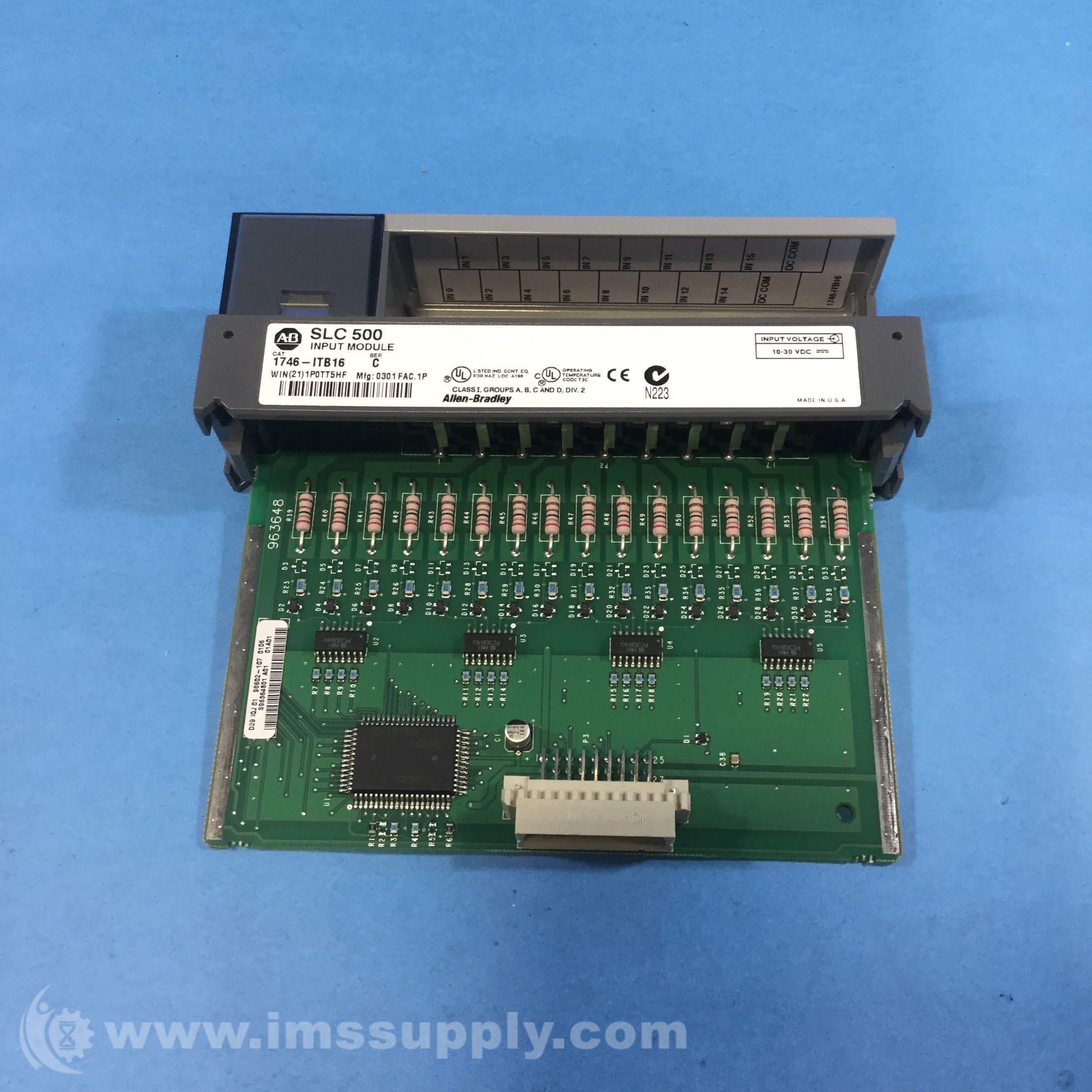 Allen Bradley 1746-ITB16 Series C Input Module - IMS Supply