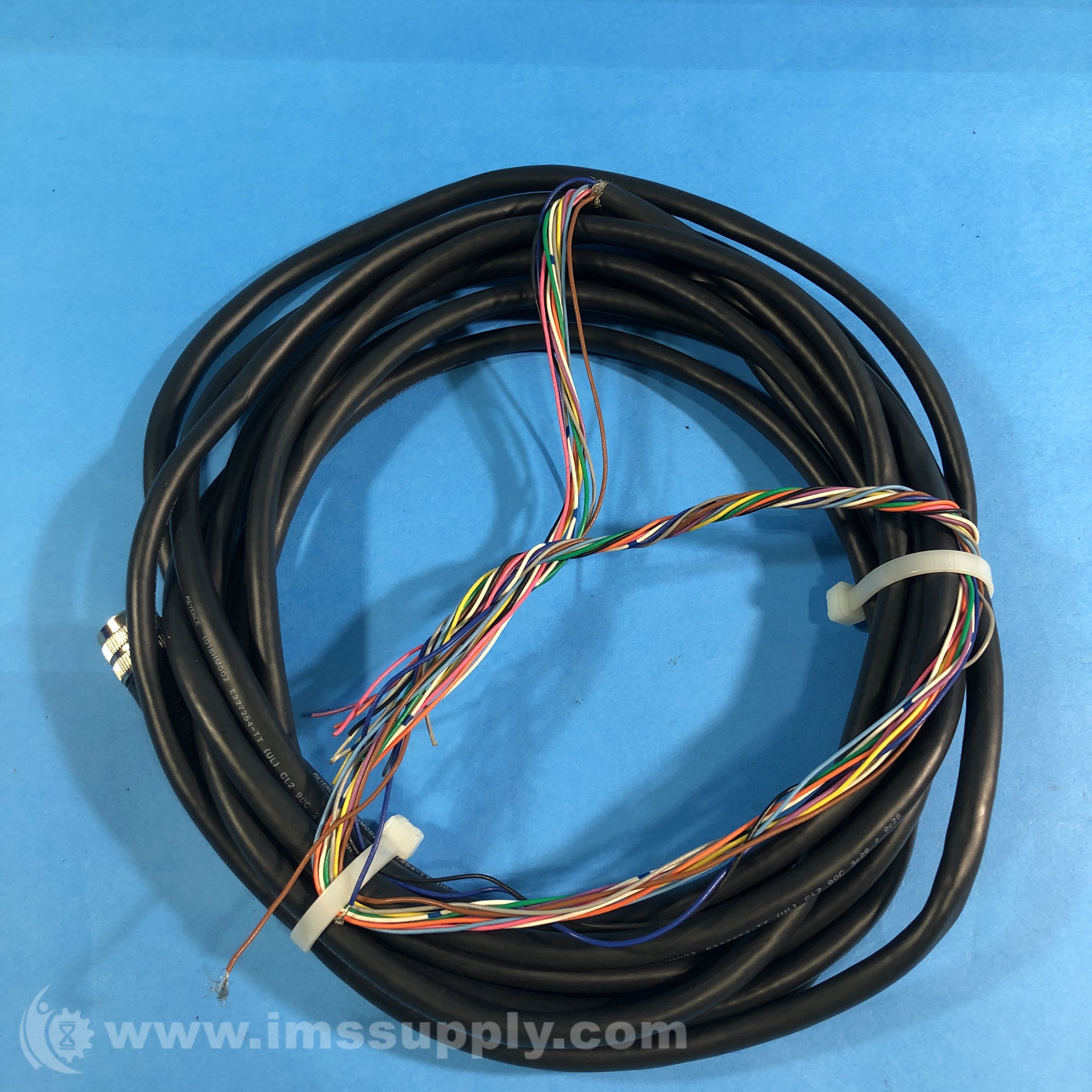 Keyence OP-87354 Control Cable, 12 Pin - IMS Supply