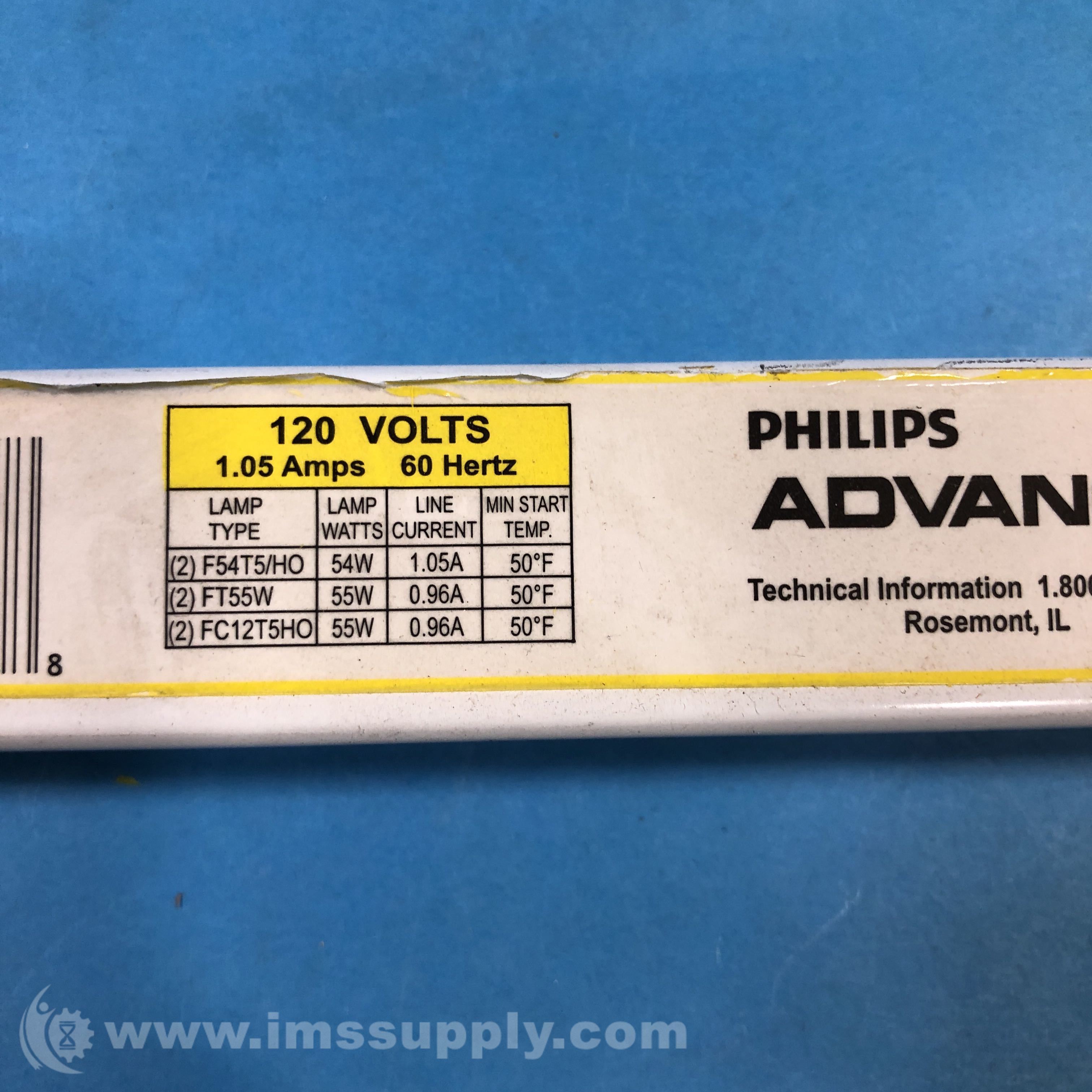 Advance REZ-2S54 Dimmable Programmed-Start Electronic Ballast - IMS Supply