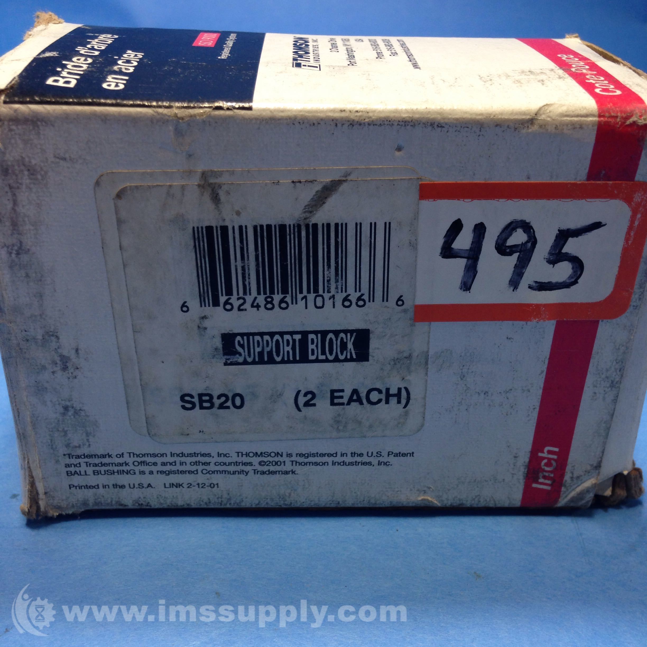 Thomson SB20 Shaft Support Block - IMS Supply