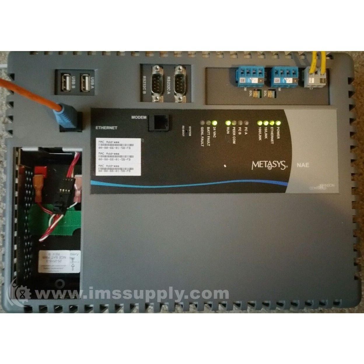 Johnson Controls MS-NAE5511-1, Network Automation Engine RS485 - IMS Supply