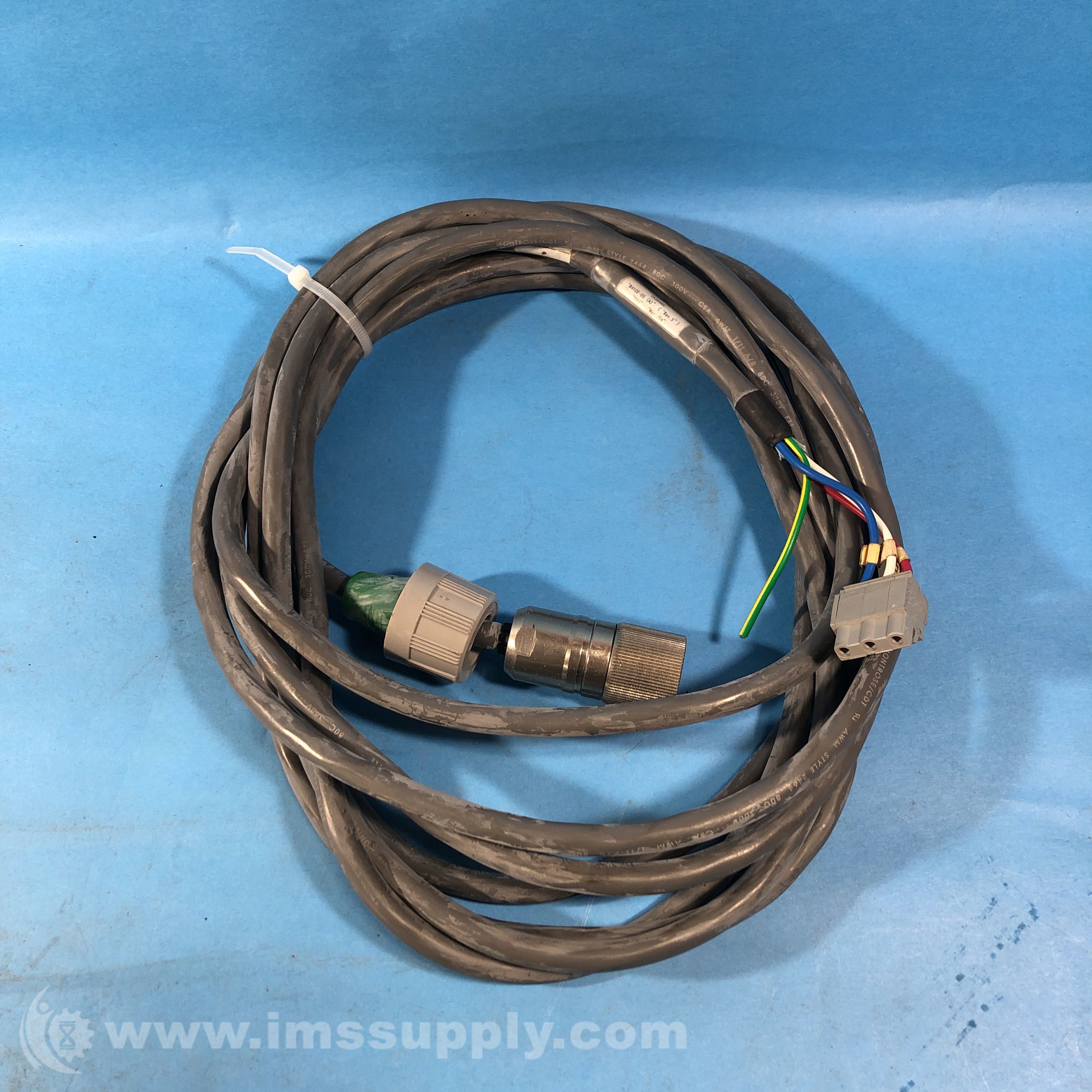 Yaskawa B4ICE-05 Power Cable with Interconnection Connectors - IMS Supply
