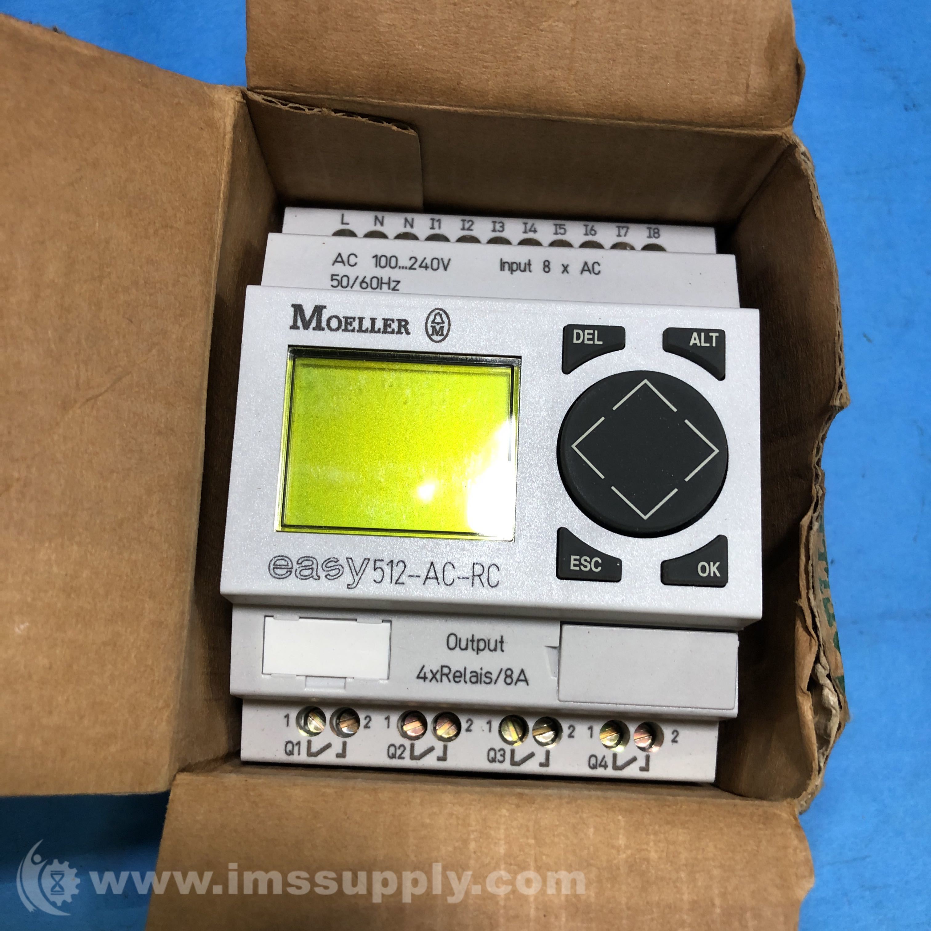 Moeller Electric EASY512-AC-RC Programmable Relay, Easy500 Series - IMS Supply