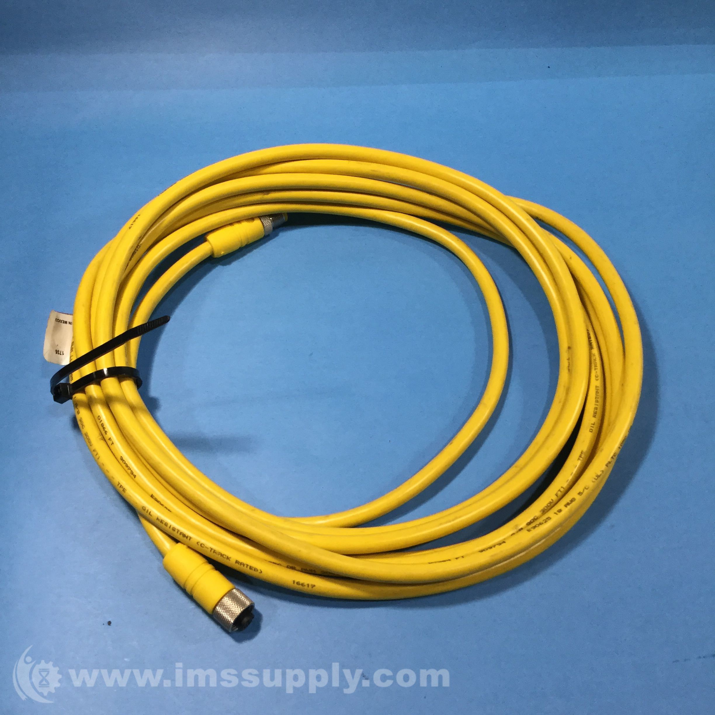 Lumberg Automation RST 5-RKT 5-794/5M Yellow Male to Female Cable - IMS ...