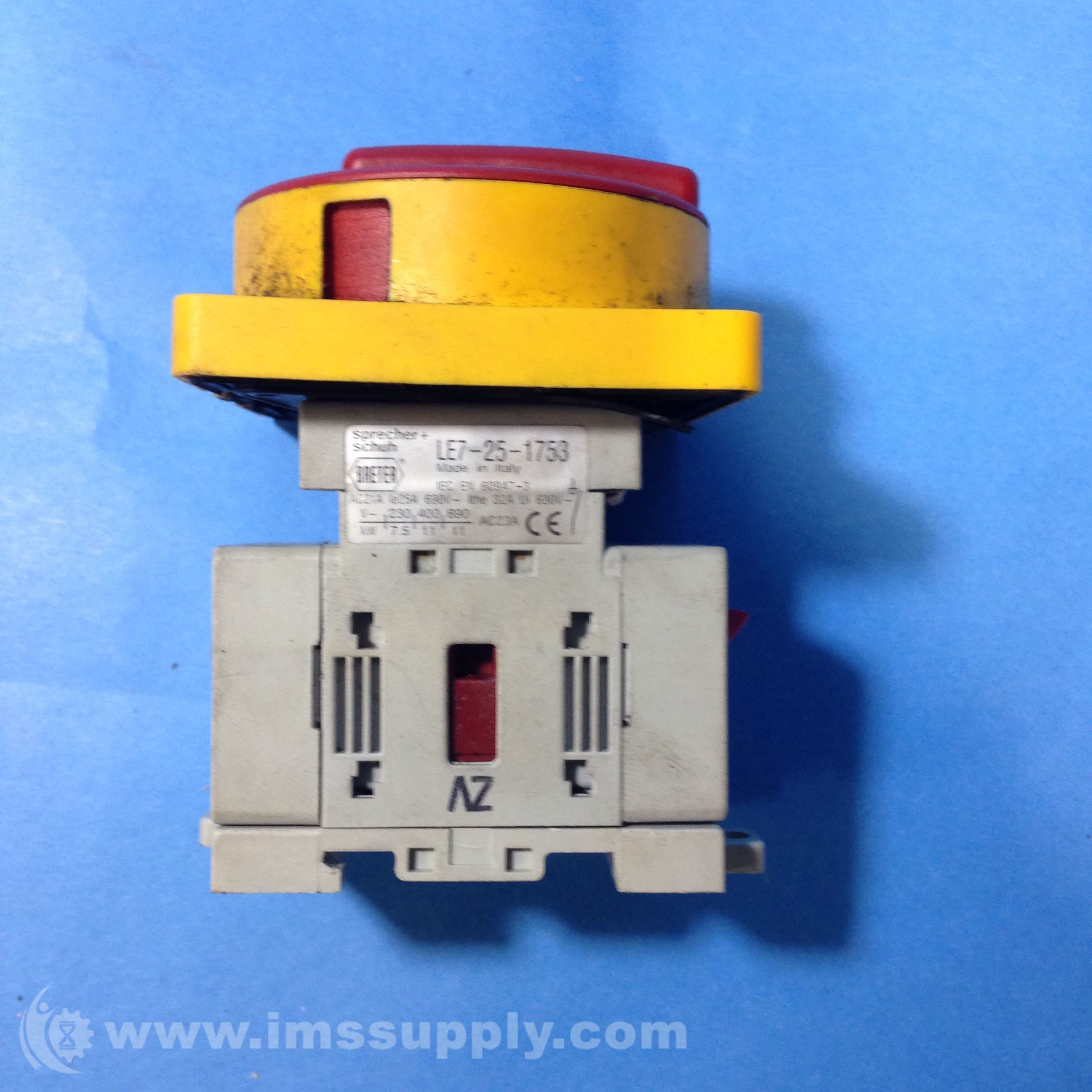 Breter LE7-25-1753 MTR DISC 25A Front 3P - IMS Supply