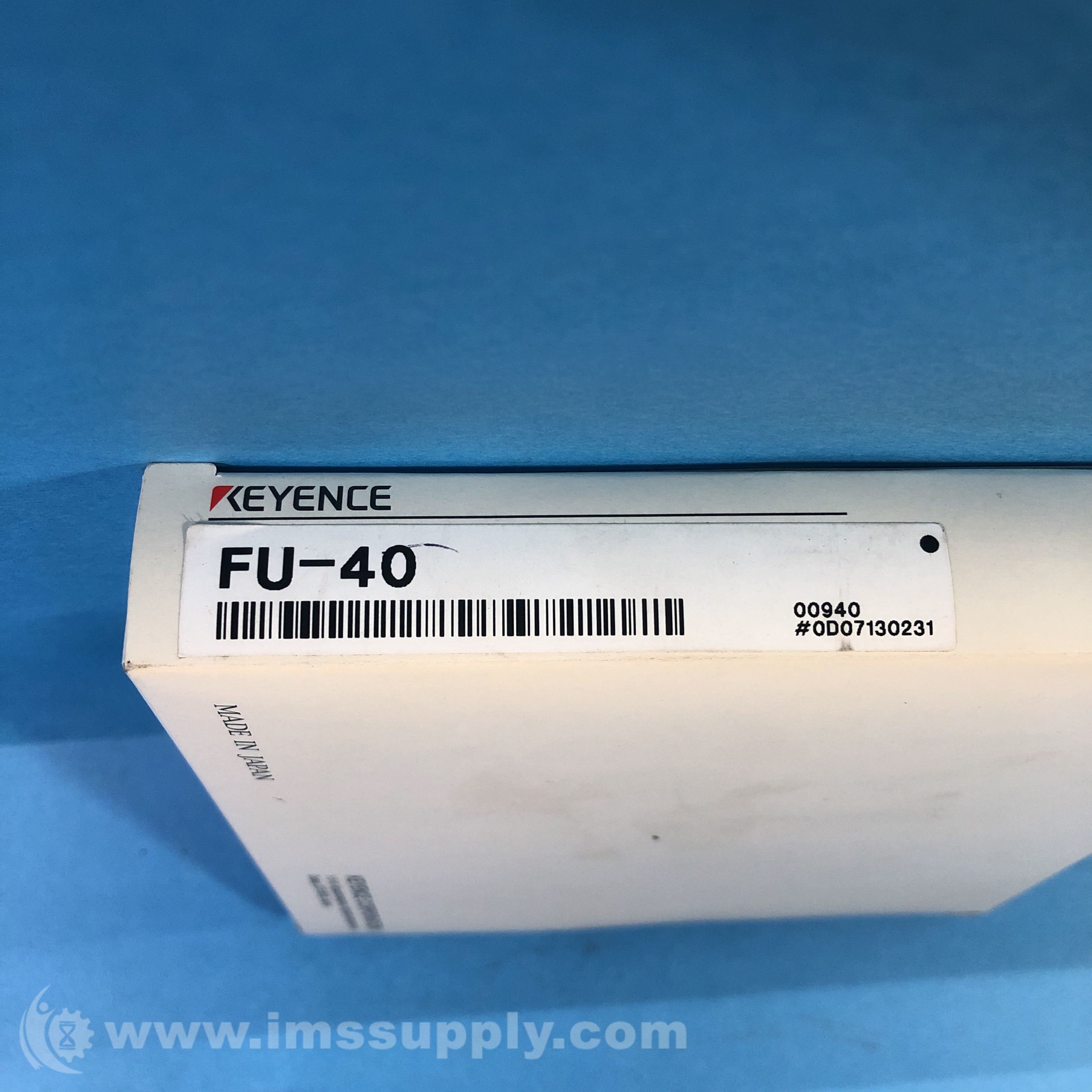 Keyence FU-40 Reflective Fiber Unit - IMS Supply