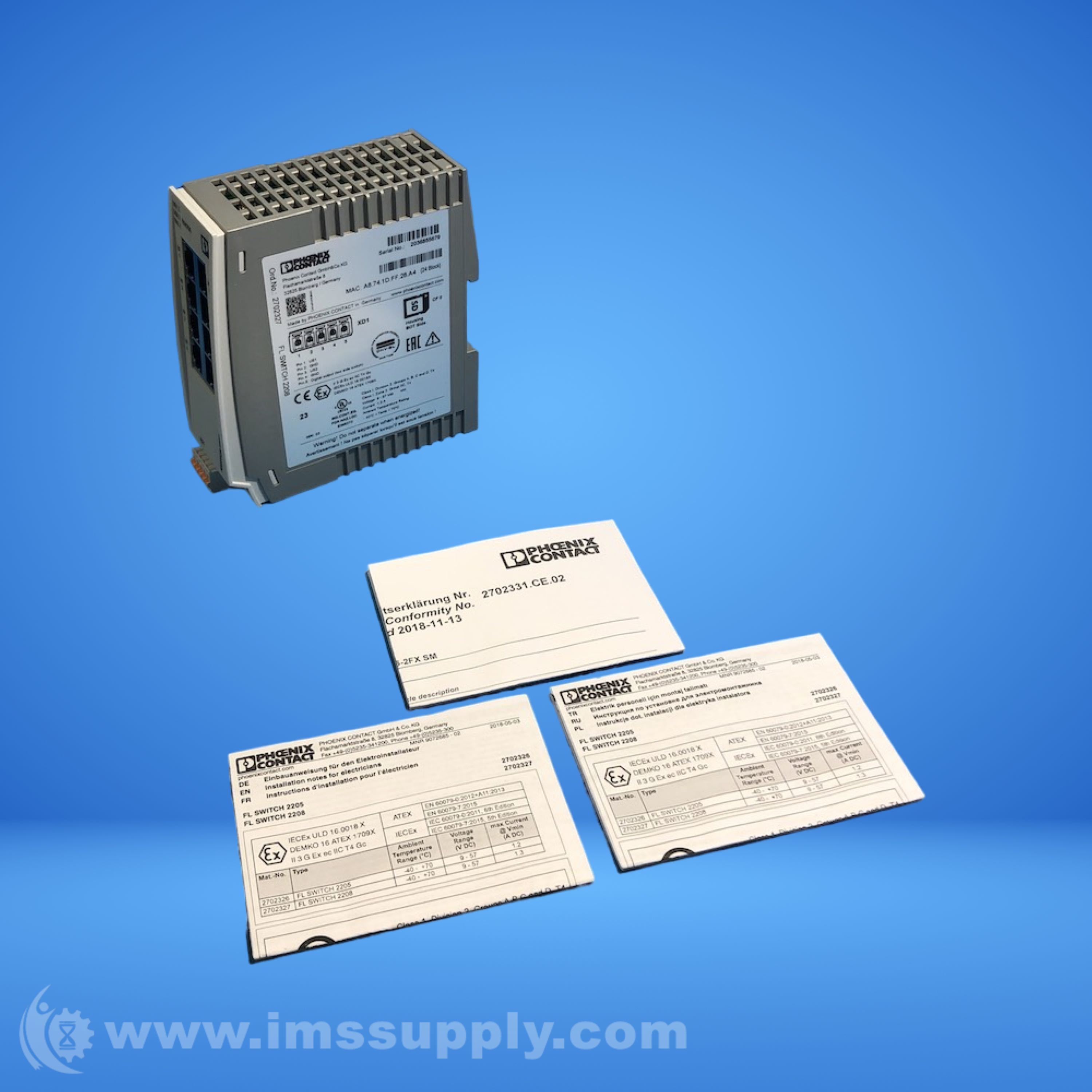 Phoenix Contact 2702327 - IMS Supply