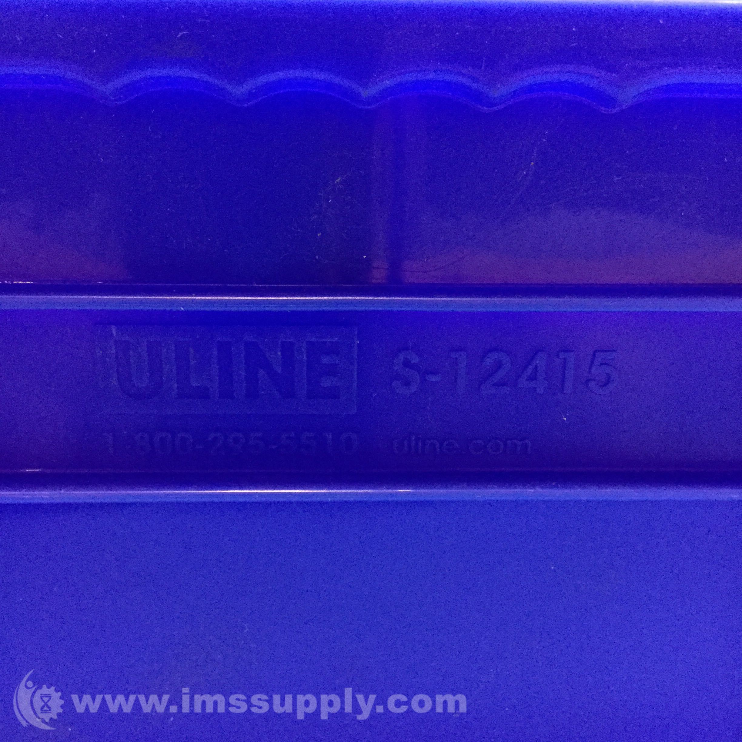 Uline S 12415 Blue Stackable Storage Bin 11 X 5 1⁄2 X 5 Ims Supply
