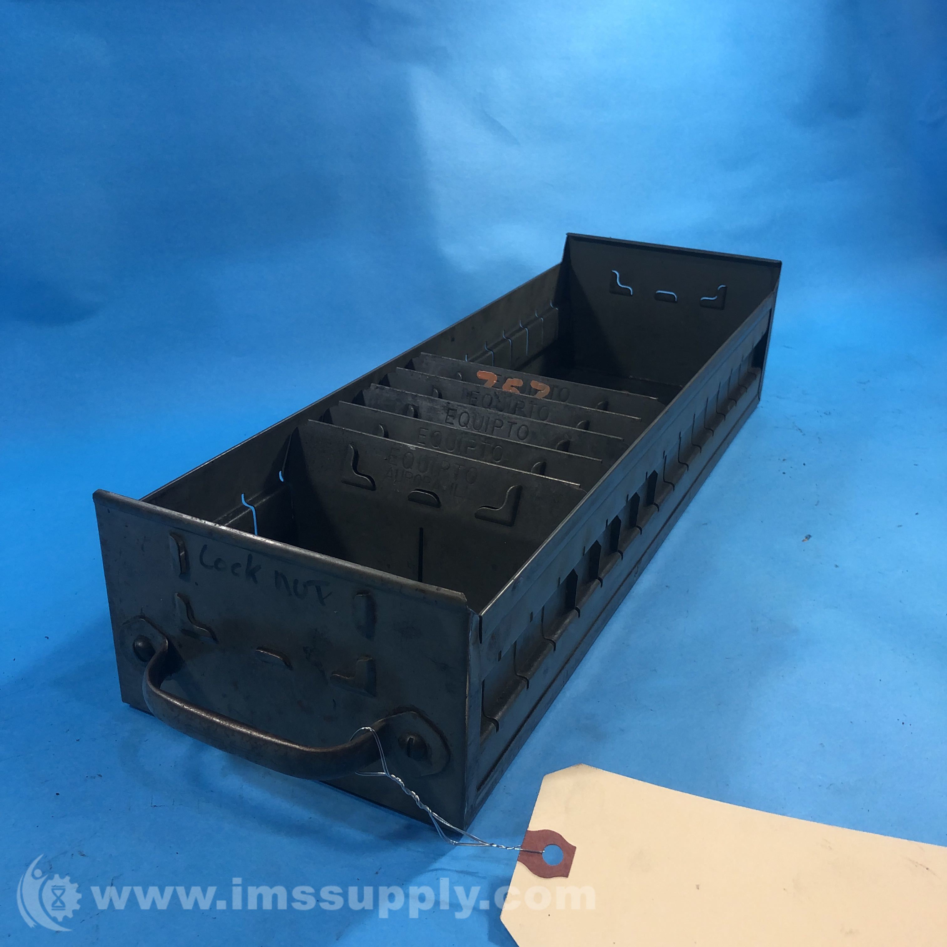 Equipto Black Metal Slide Drawer 18 x 3 x 3 - IMS Supply