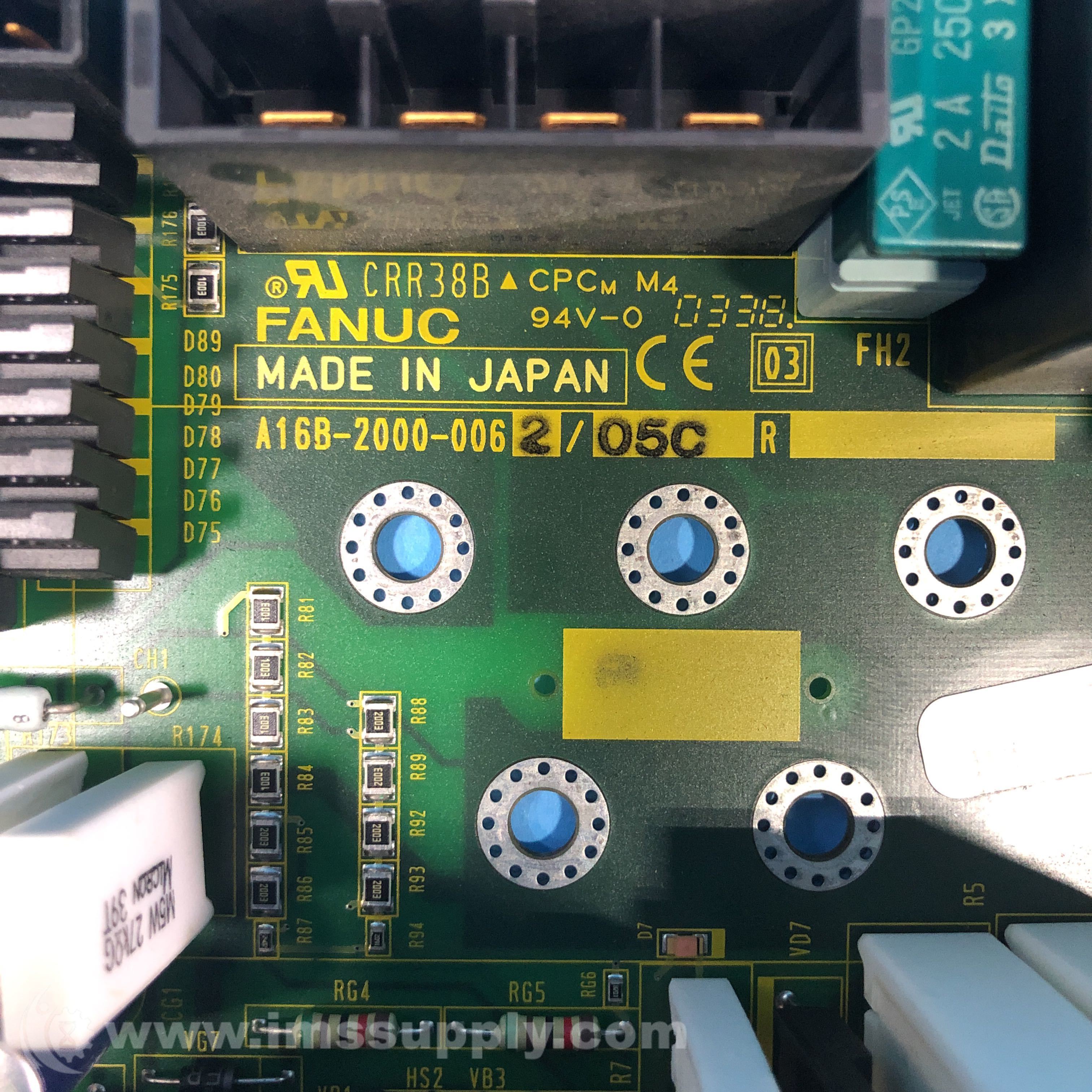 Fanuc A16B-2000-006 2/05 Axis Servo Amplifier - IMS Supply
