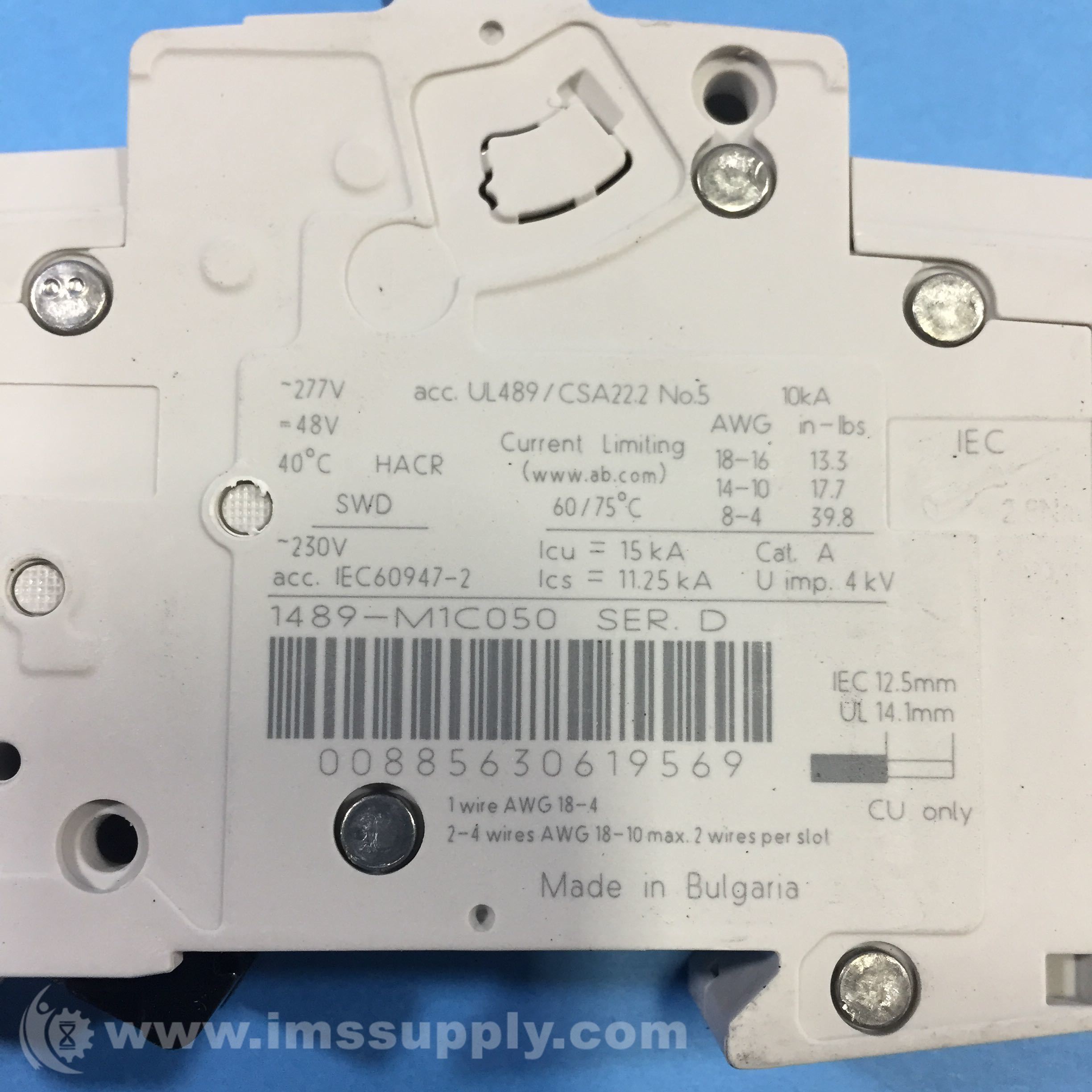 Allen Bradley 1489-M1C050 - IMS Supply