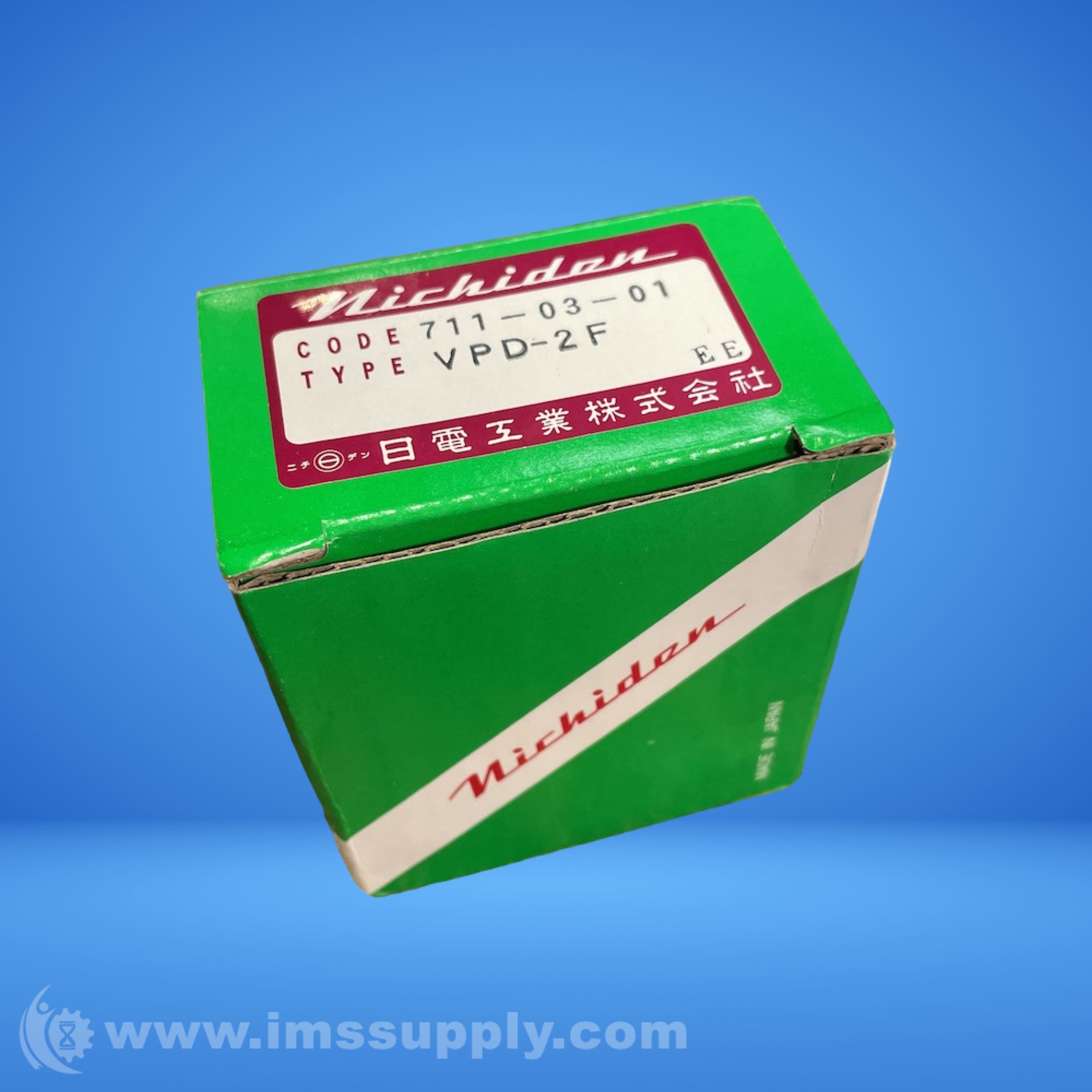 Nichiden VPD-2F Diaphragm Type Packless Valve - IMS Supply