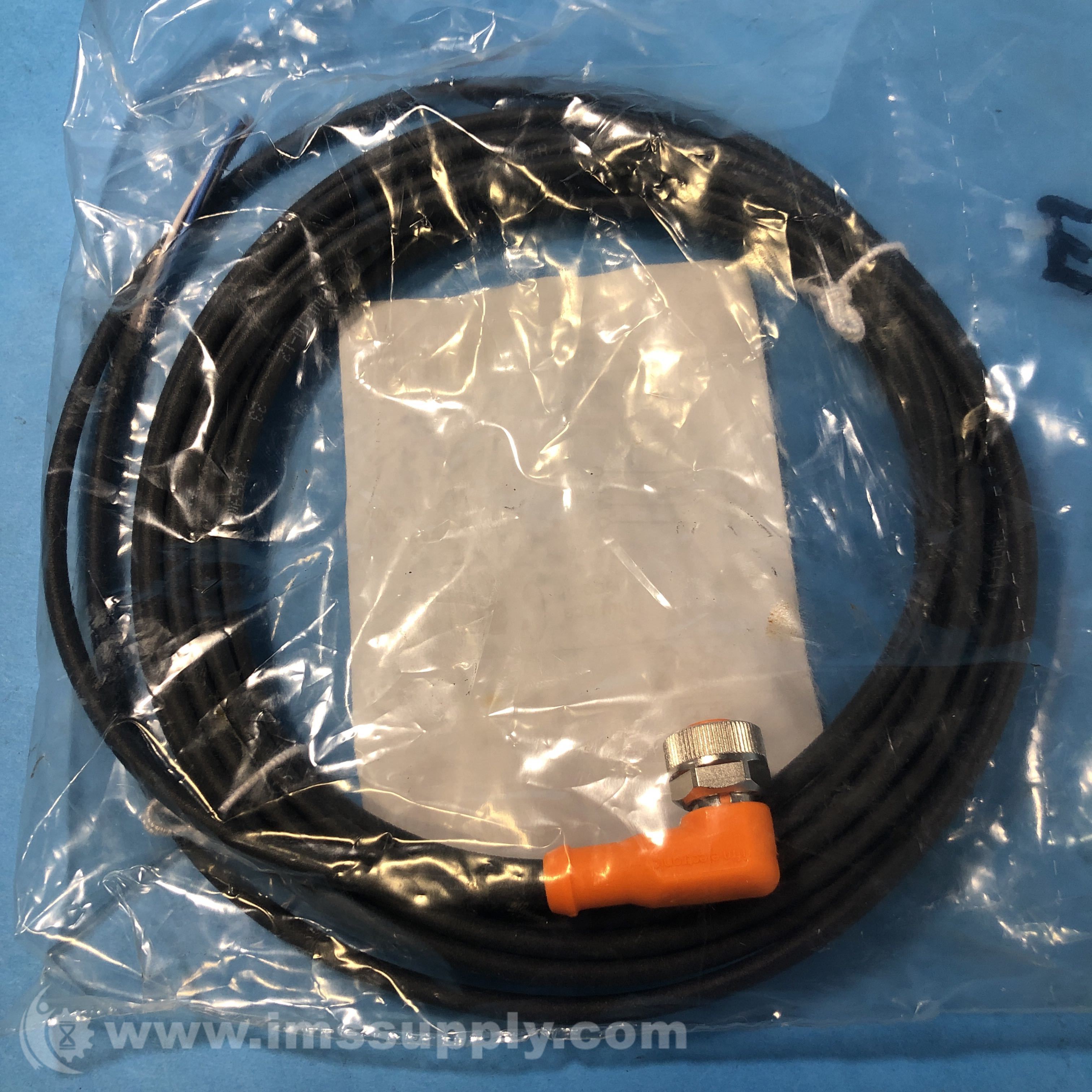 Ifm EVC005 Female Cordset, M12 Female R/A, 4 Wire, 5 Pin, 5m, PUR - IMS ...
