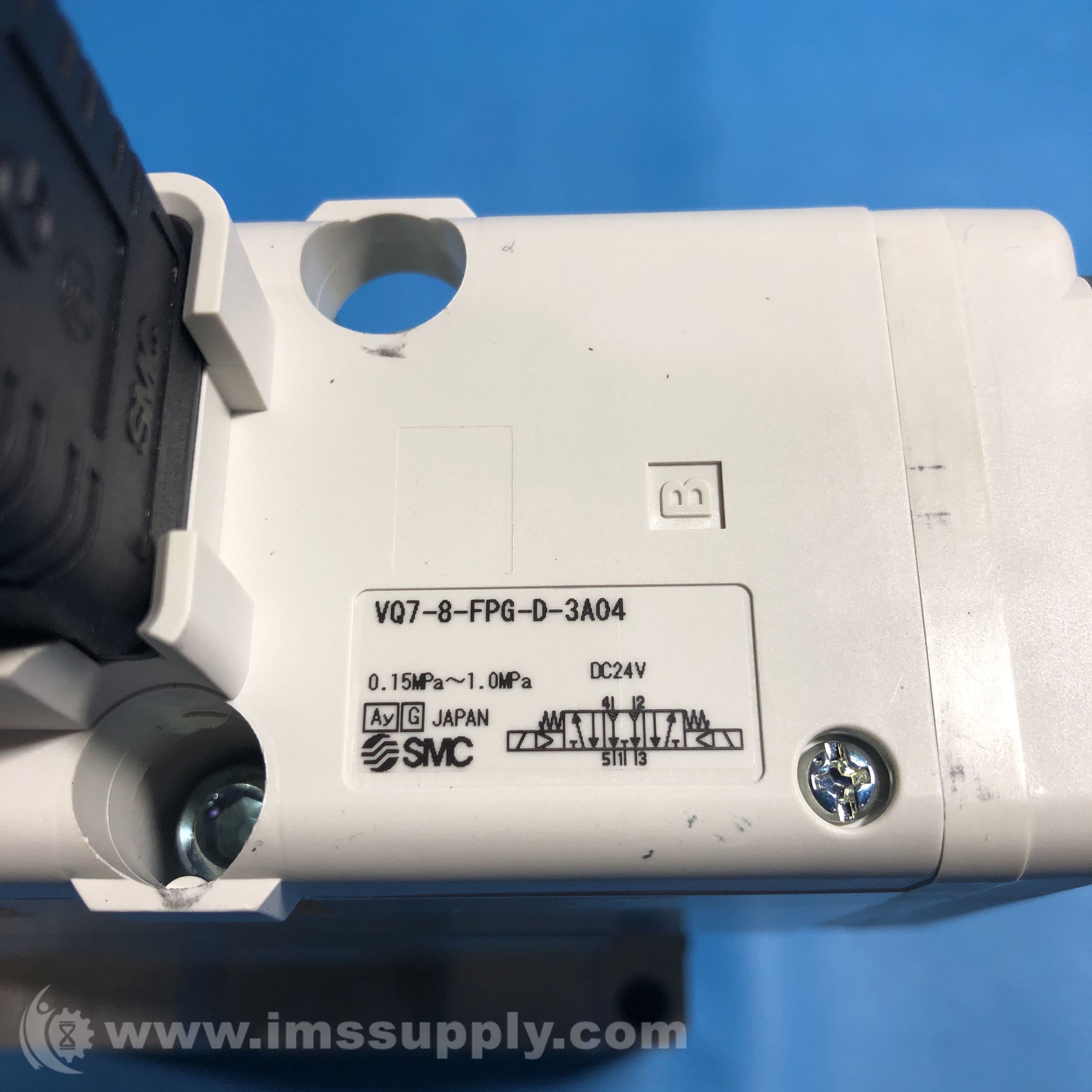 SMC VQ7-8-FPG-D-3A04 Solenoid Valve - IMS Supply