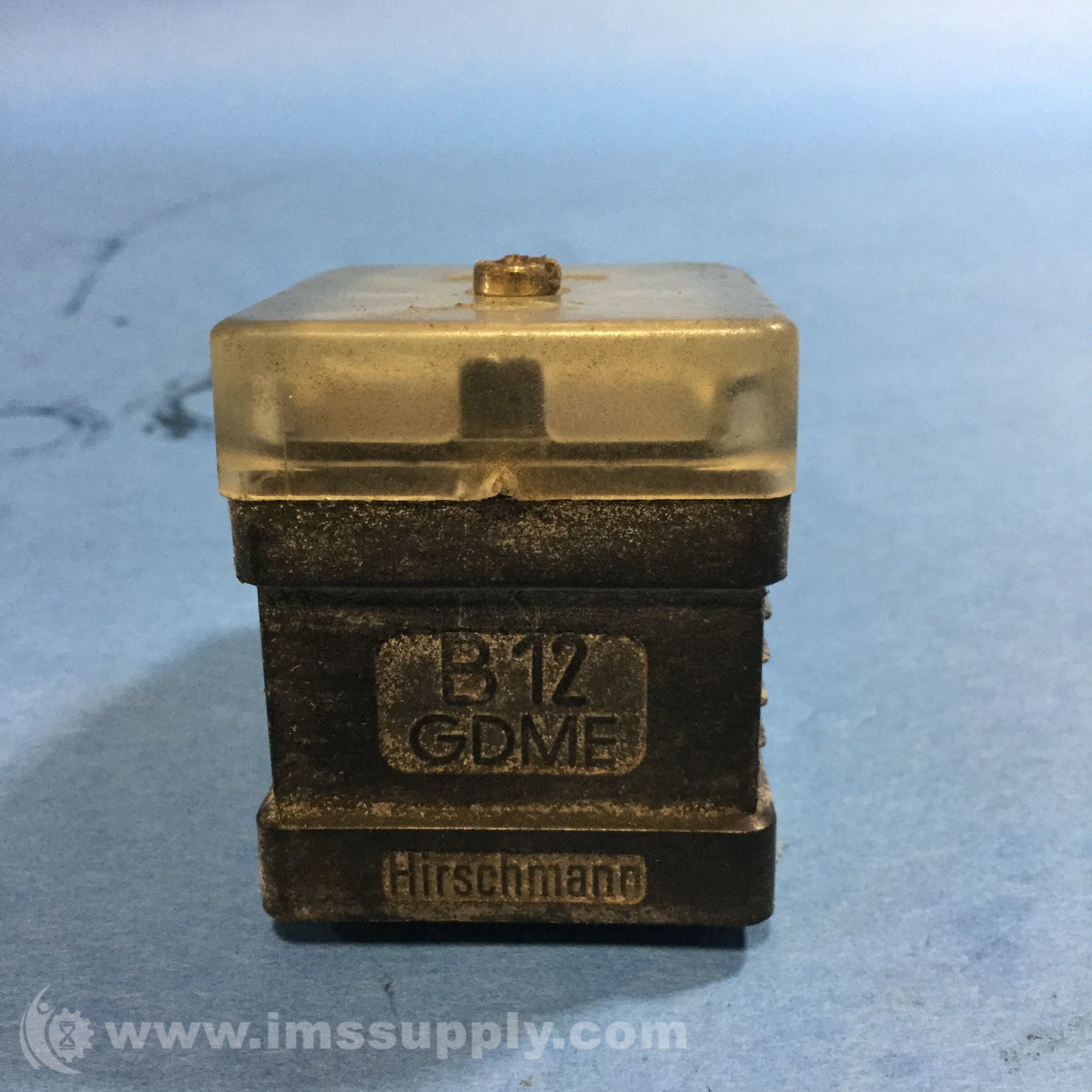 Hirschmann B12-GDME Female Valve Connector, 10 Amp - IMS Supply