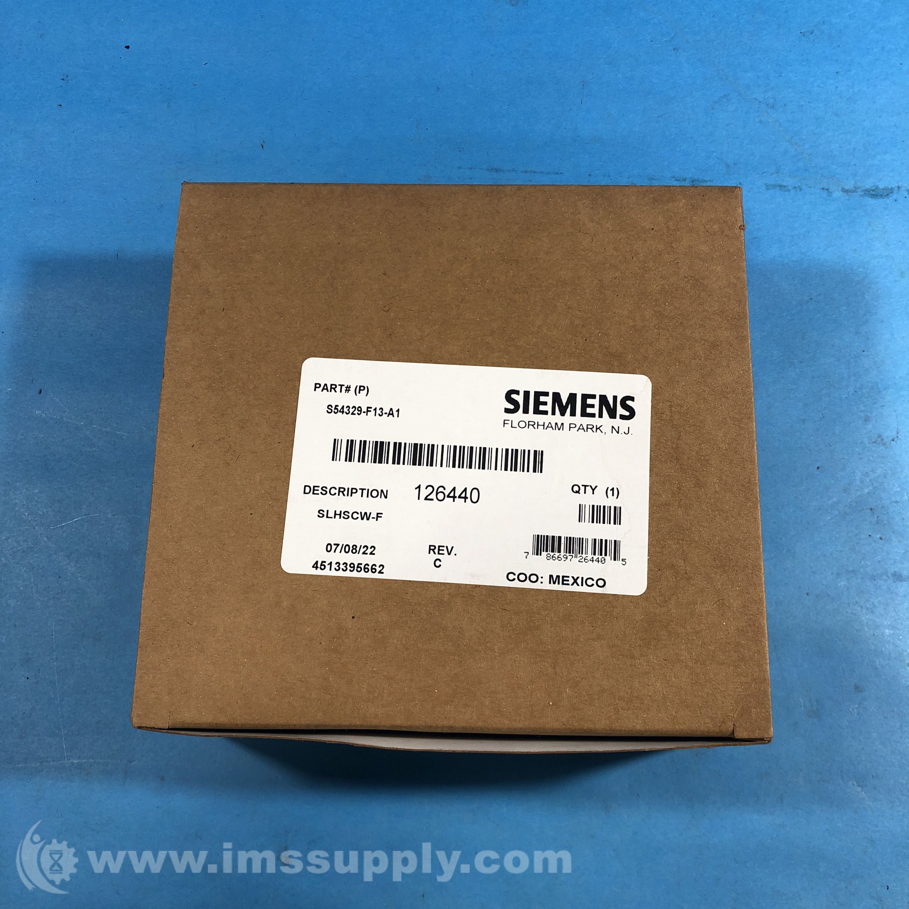 Siemens SLHSCW-F - Ceiling LED Horn/Strobe - White - IMS Supply