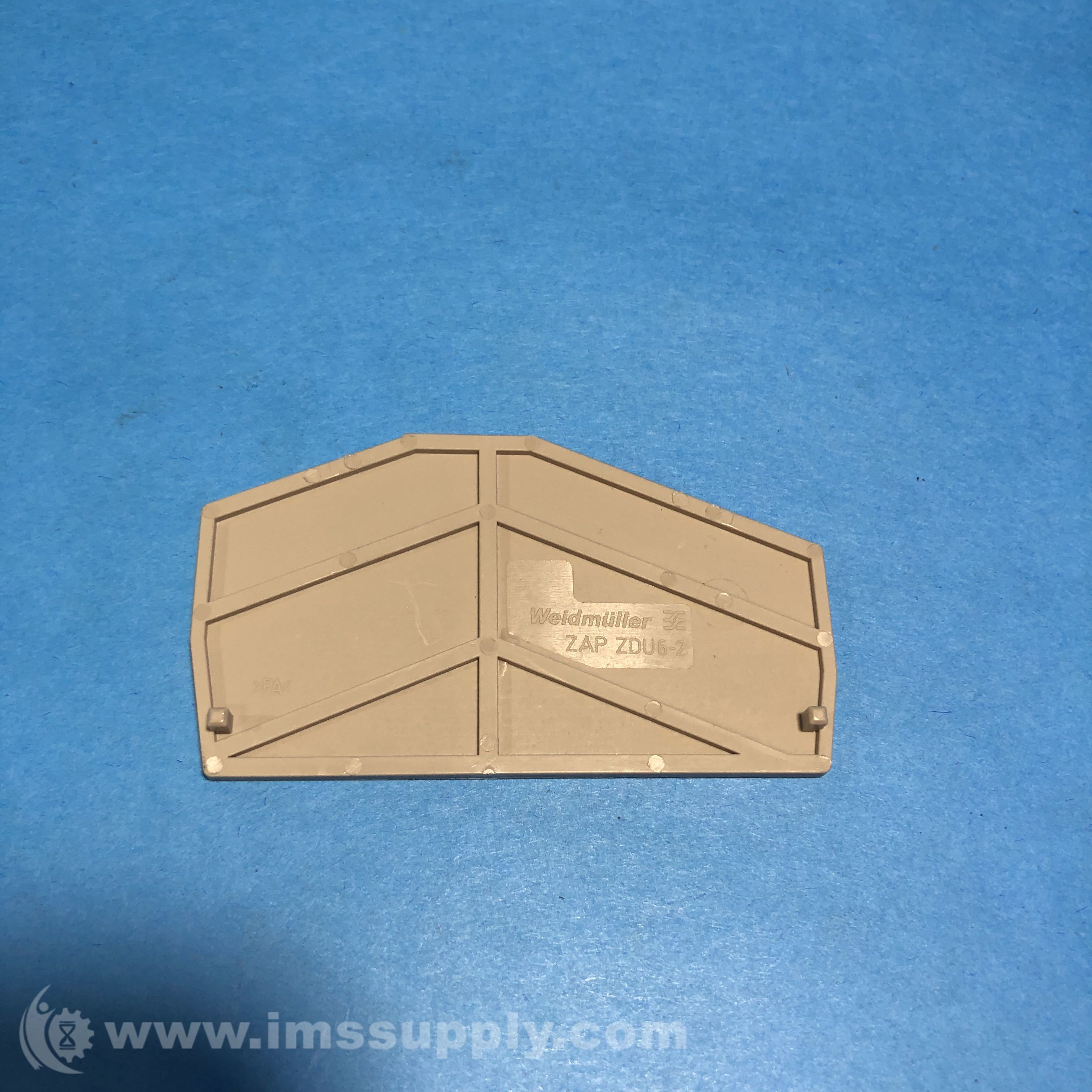 Weidmuller ZAP ZDU6-2 End Plate for Terminal Block - IMS Supply