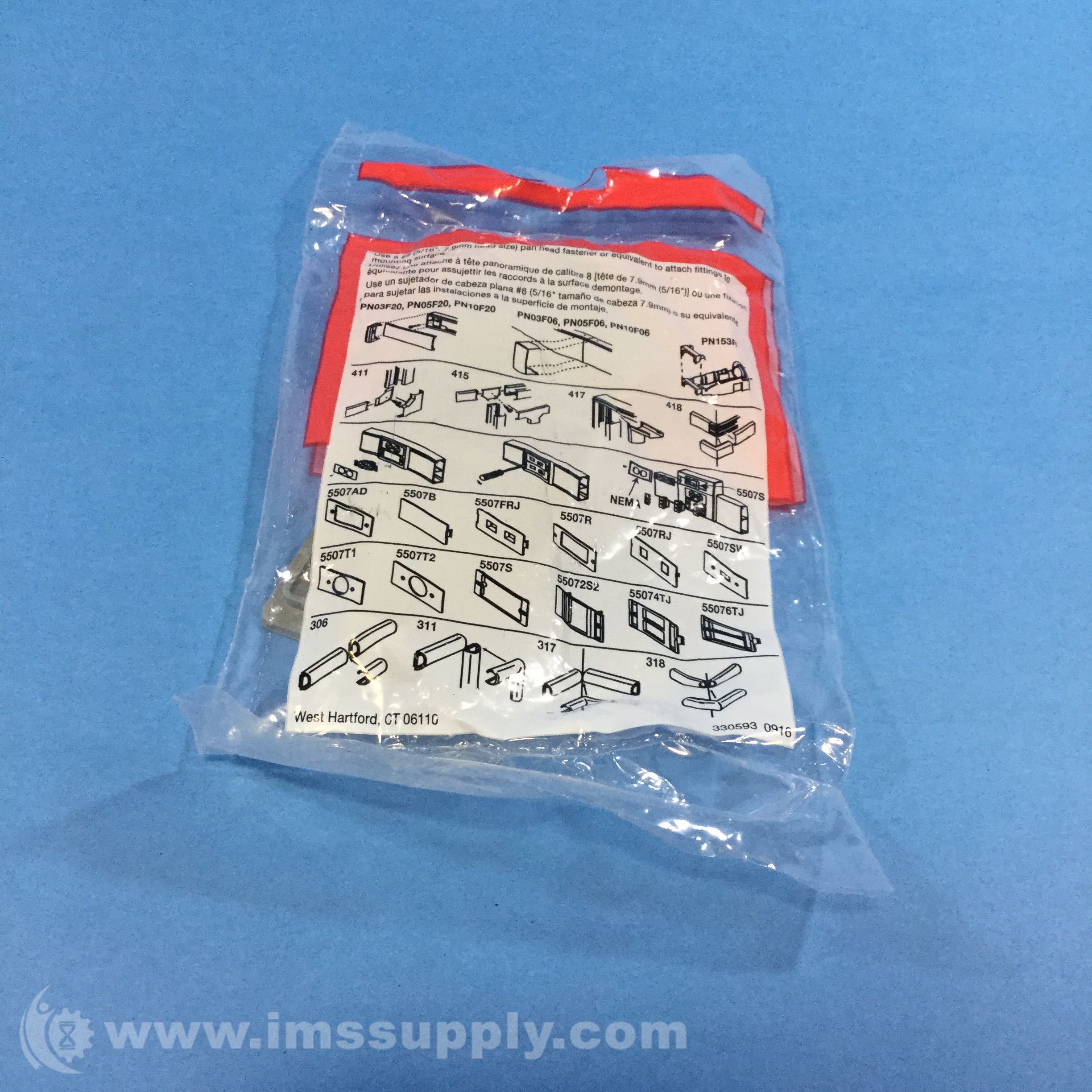 Legrand 5507B-G Blank Faceplate, Ivory, PVC, Faceplate - IMS Supply