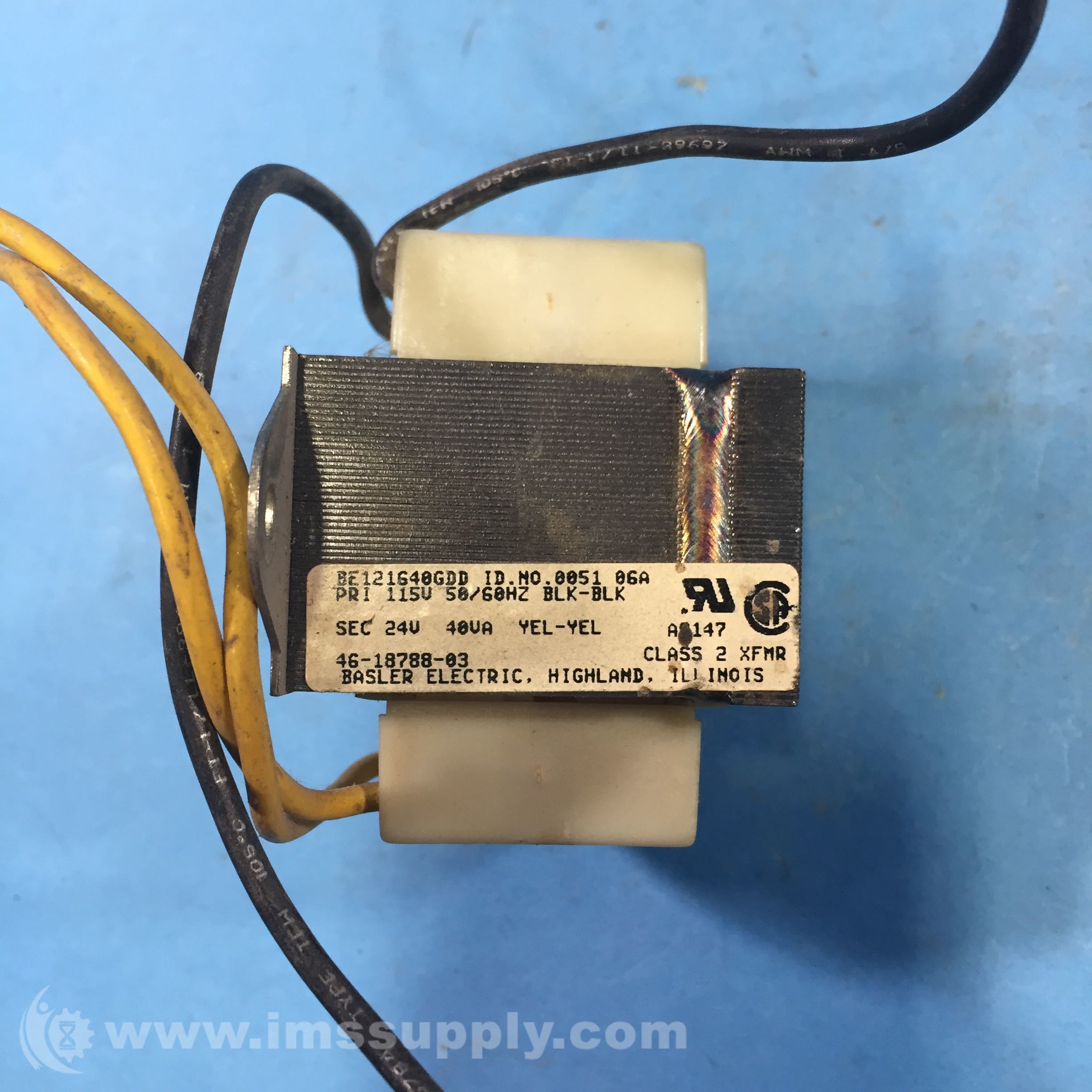 Basler Electric BE121640GDD Furnace Transformer - IMS Supply