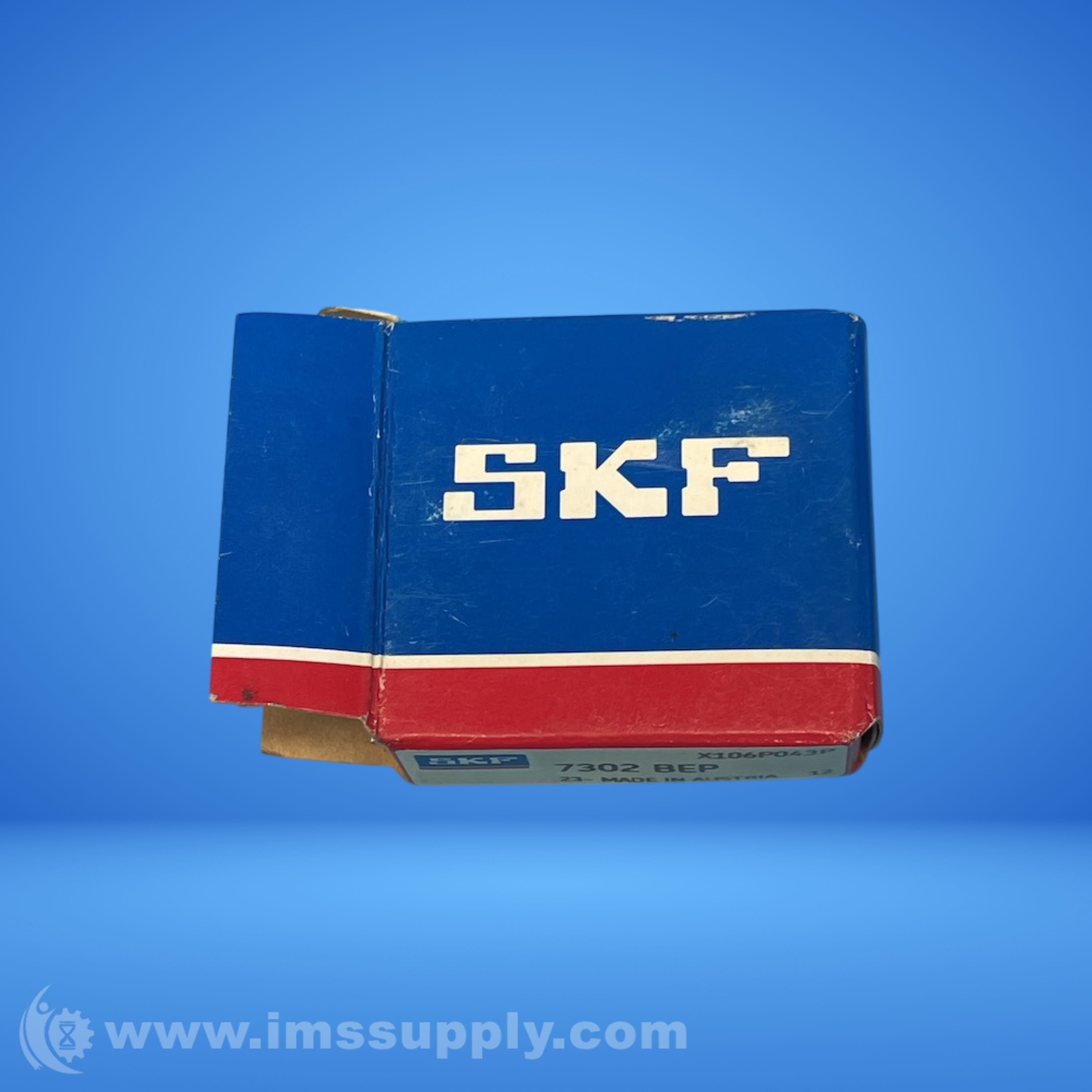 SKF 7302 BEP Single Row Angular Contact Ball Bearing - IMS Supply