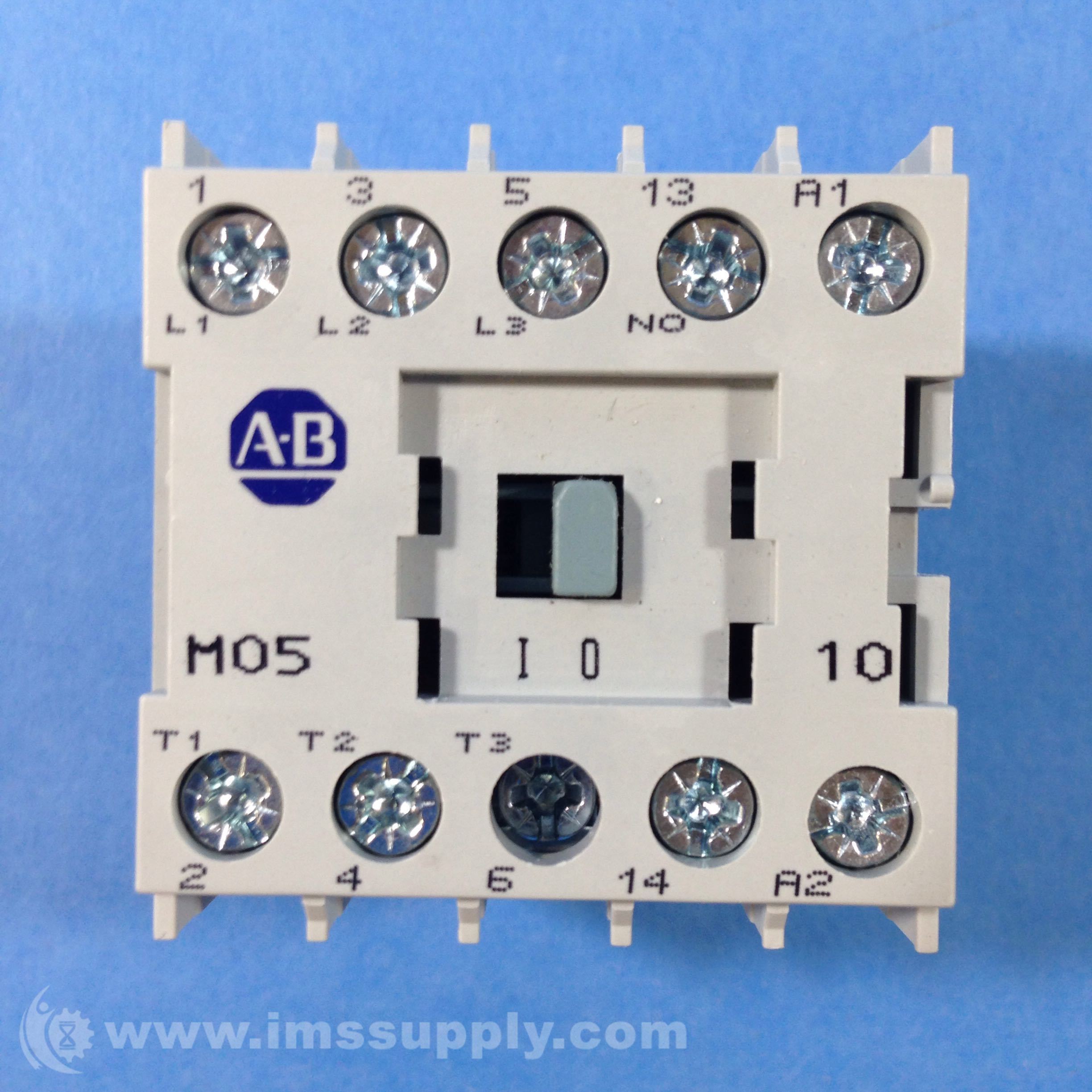 Allen Bradley 100-M05N-Z243S Mini Contactor 3 Pole 1 NO - IMS Supply