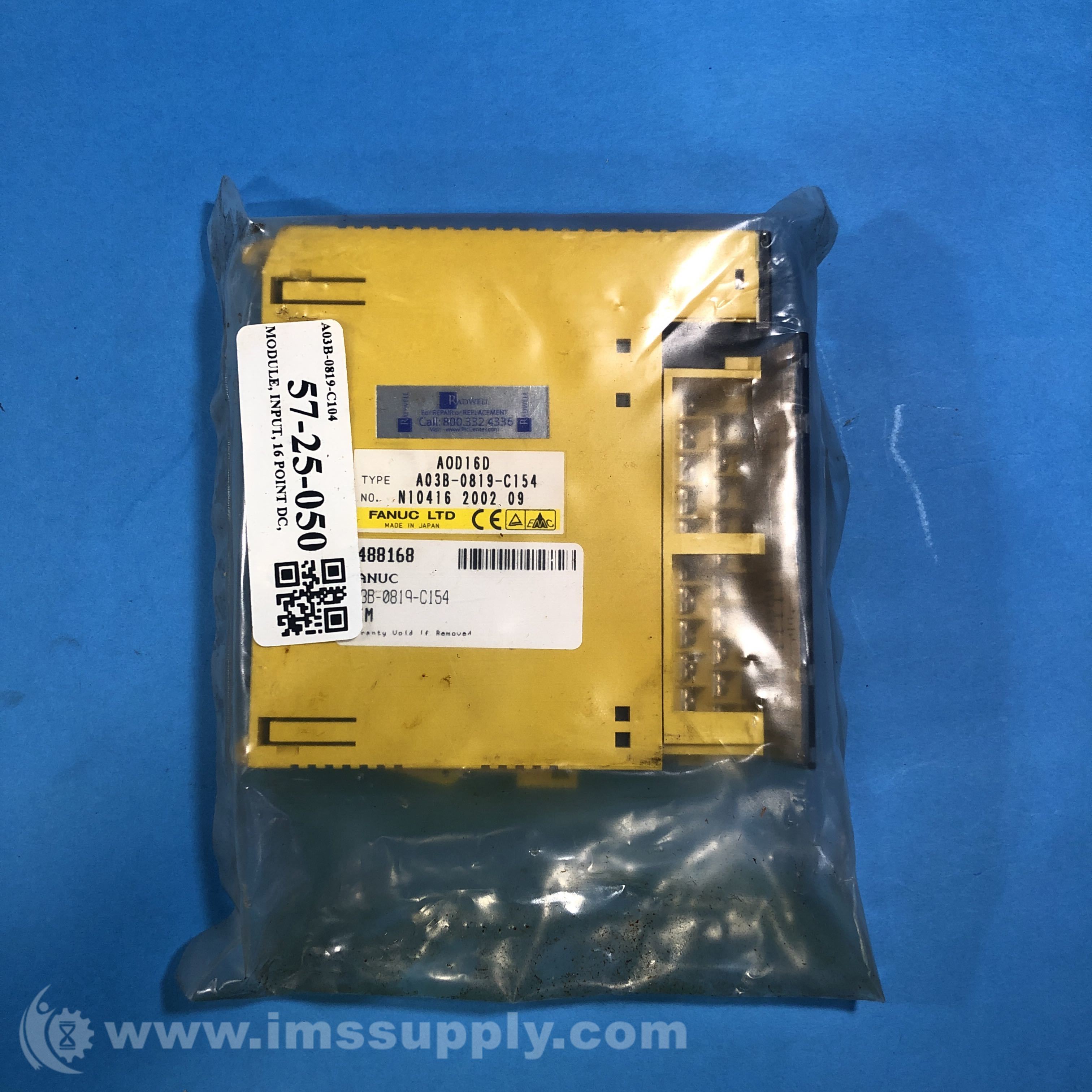 Fanuc A03B-0819-C154 Output Module Digital, 16 point - IMS Supply