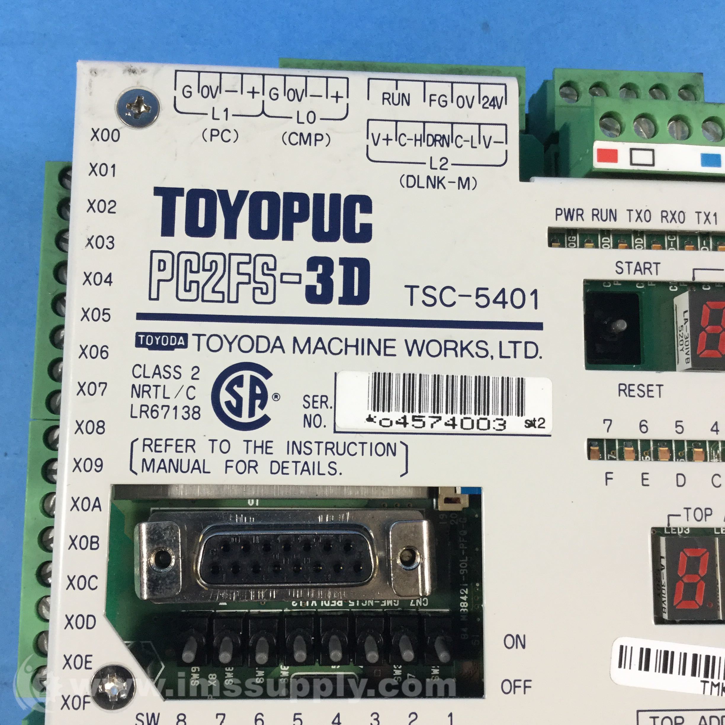 Toyoda Machine Works PC2FS-3D Toyopuc TSC-2401 PLC w/Devicenet - IMS Supply