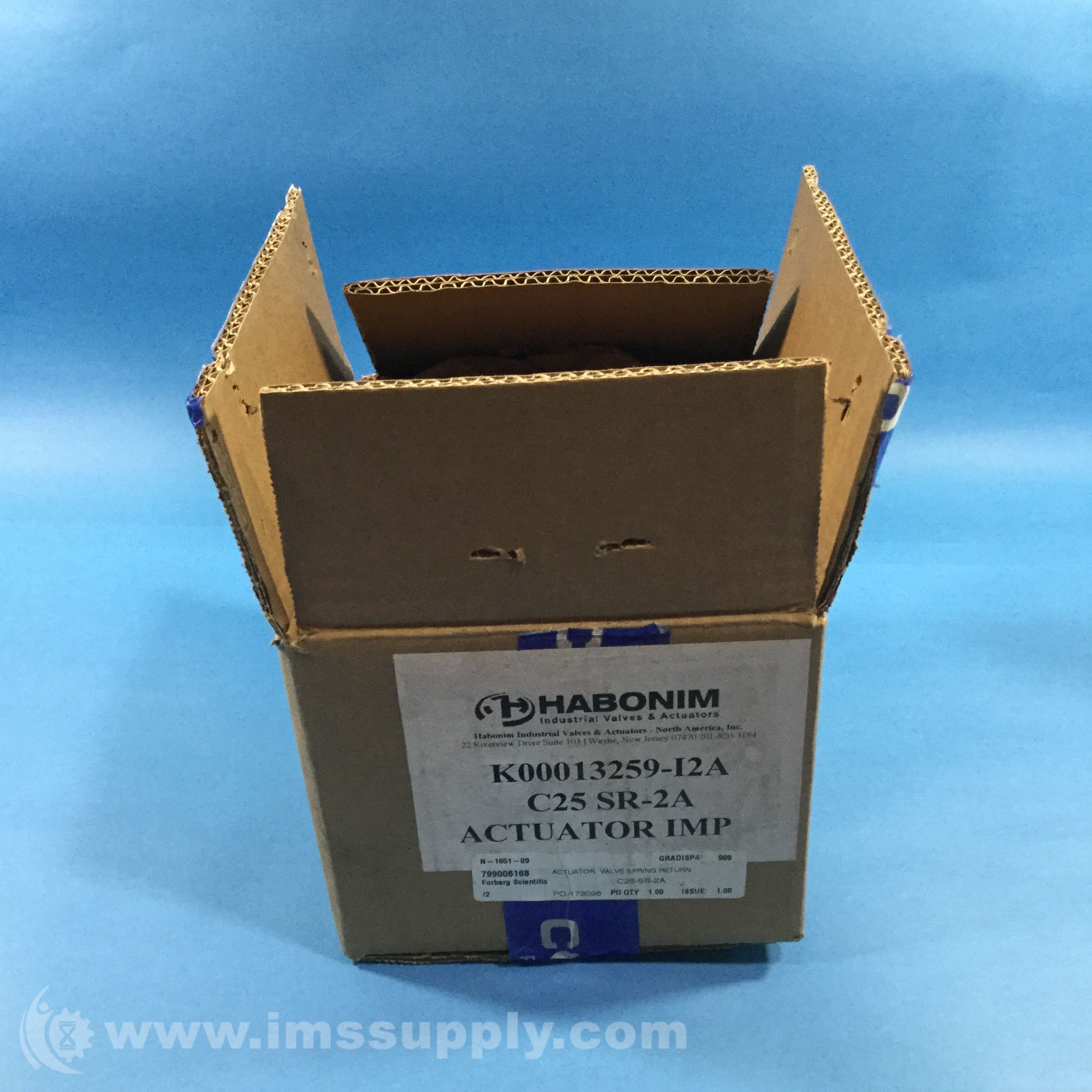 HABONIM C25-SR-2A ACT IMP CompAct Pneumatic Actuator - IMS Supply