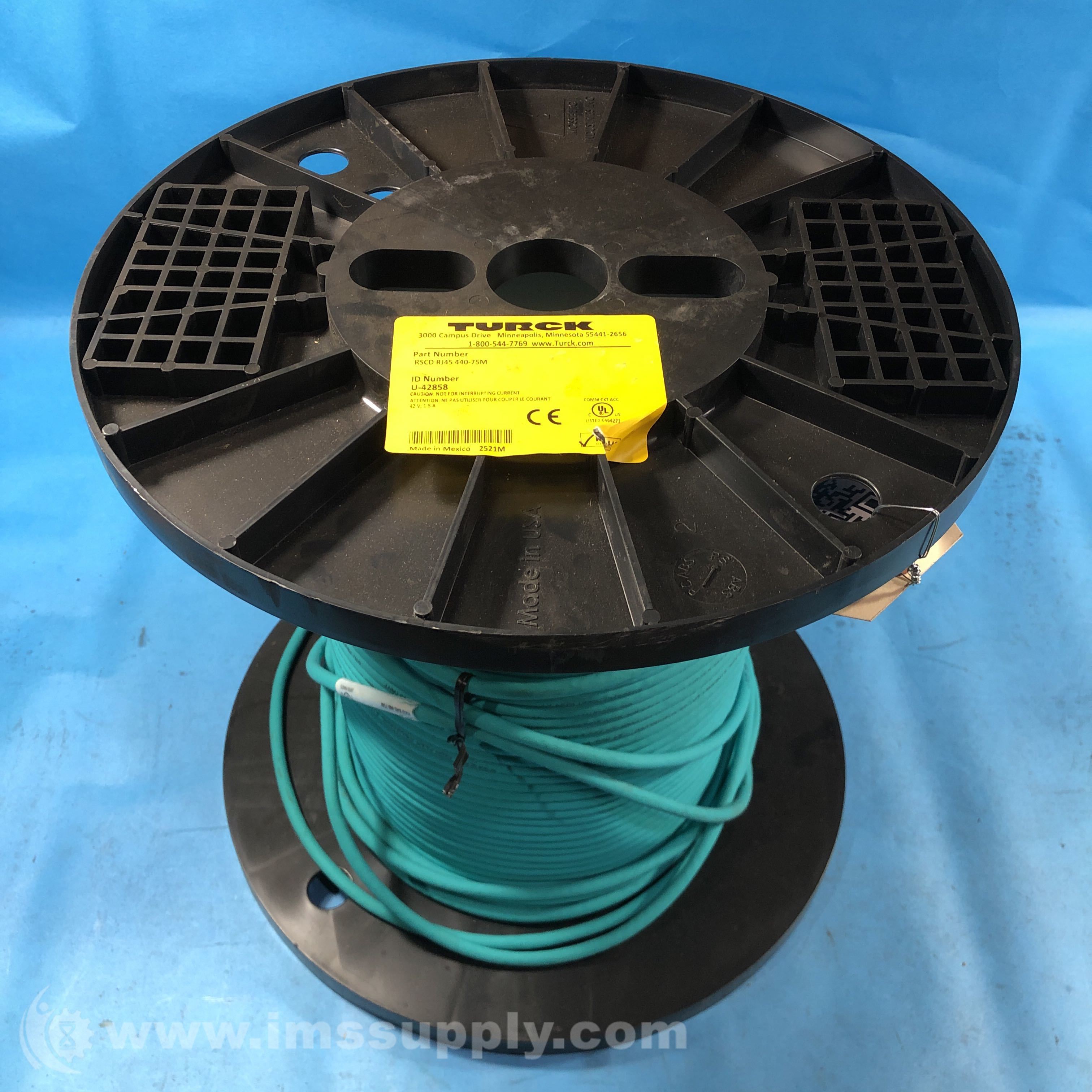 Turck RSCD RJ45 440-75M U-42858 Cordset, Double Ended - IMS Supply