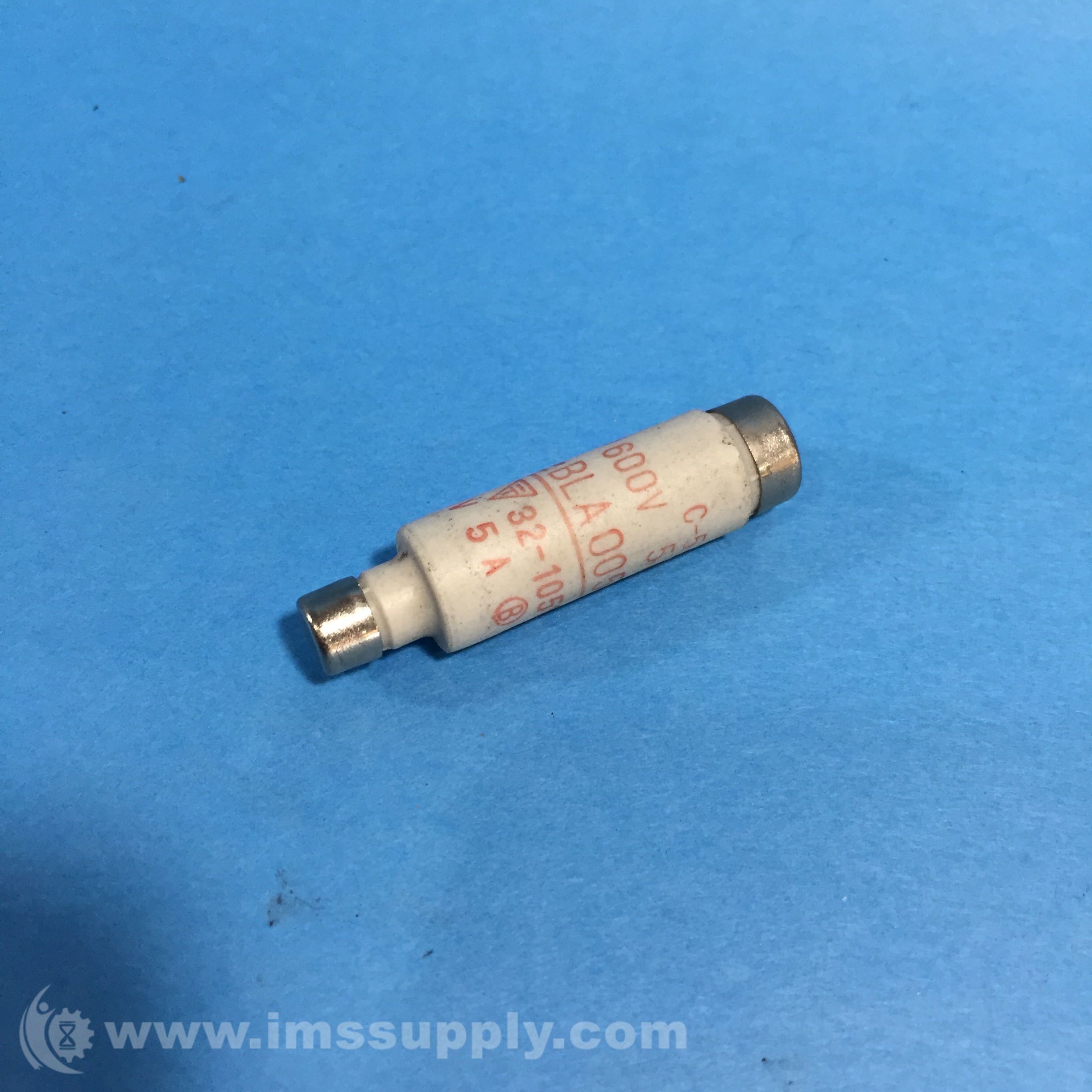 Fuji Electric BLA005 Fuse, 5A, 600V, Slow Blow Acting 2-Pin - IMS Supply
