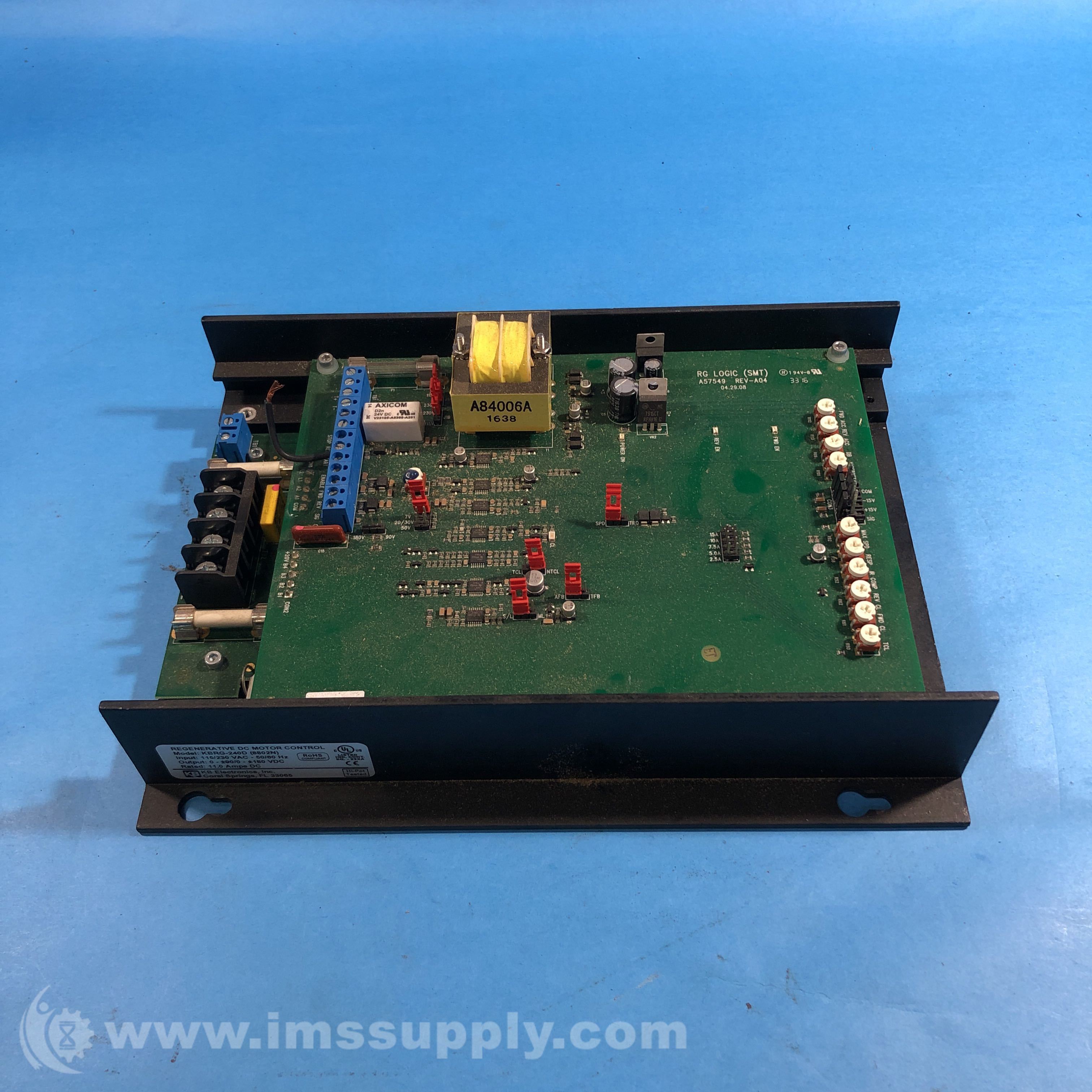 Kb Electronics KBRG-240D DC Drive Regenerative Board - IMS Supply