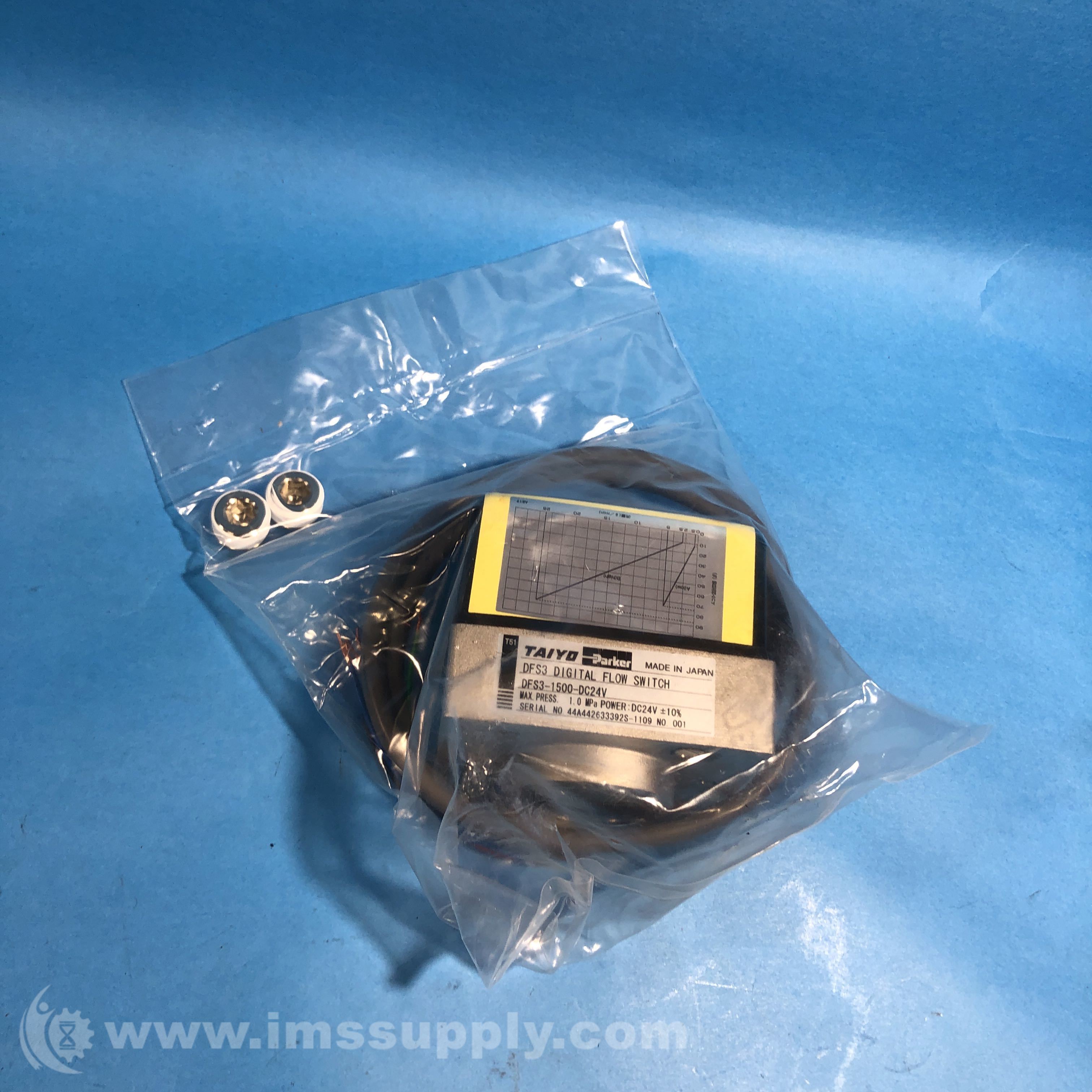 Taiyo DFS3-1500-DC24V, Digital Flow Switch - IMS Supply