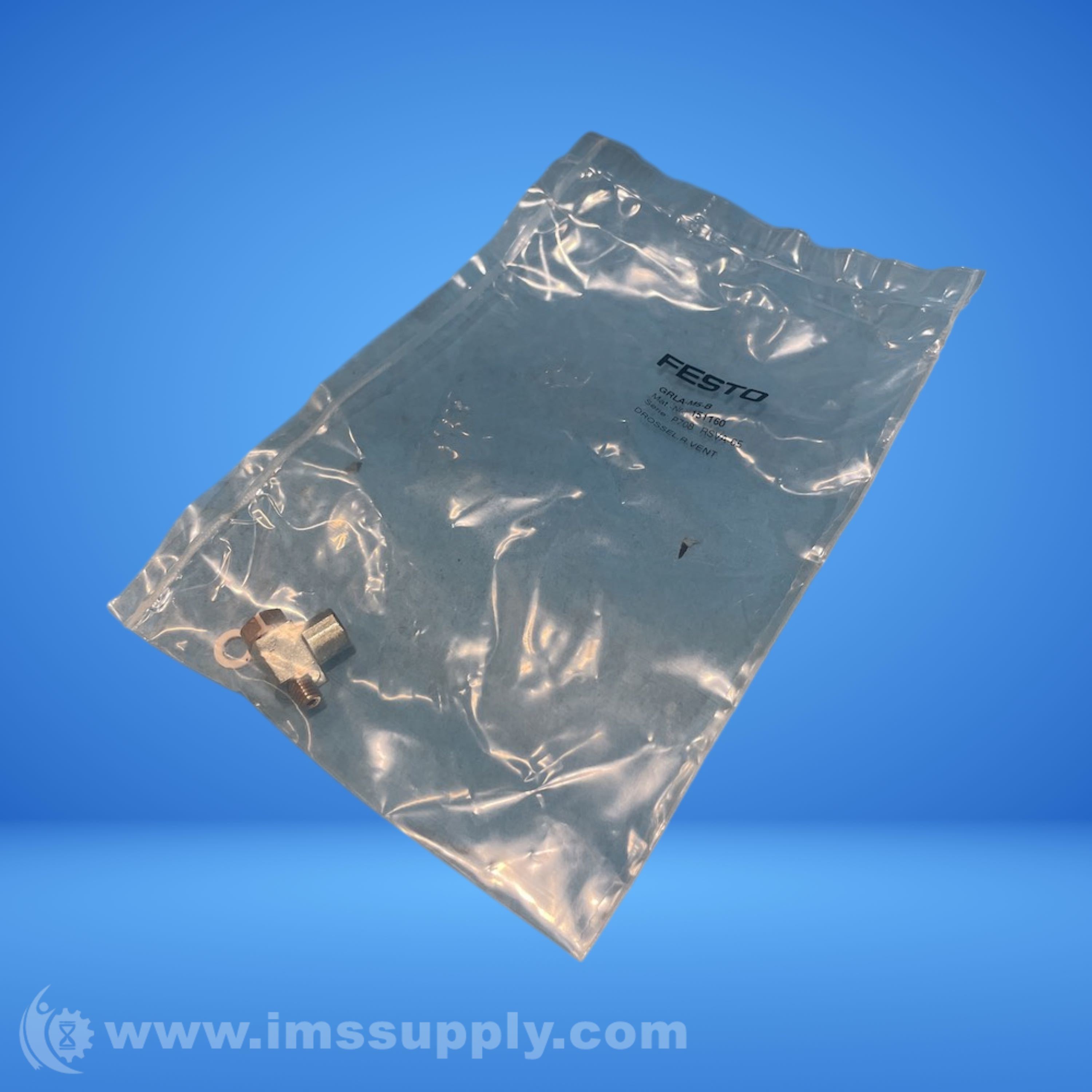 Festo GRLA-M5-B One Way Throttle Valve - IMS Supply