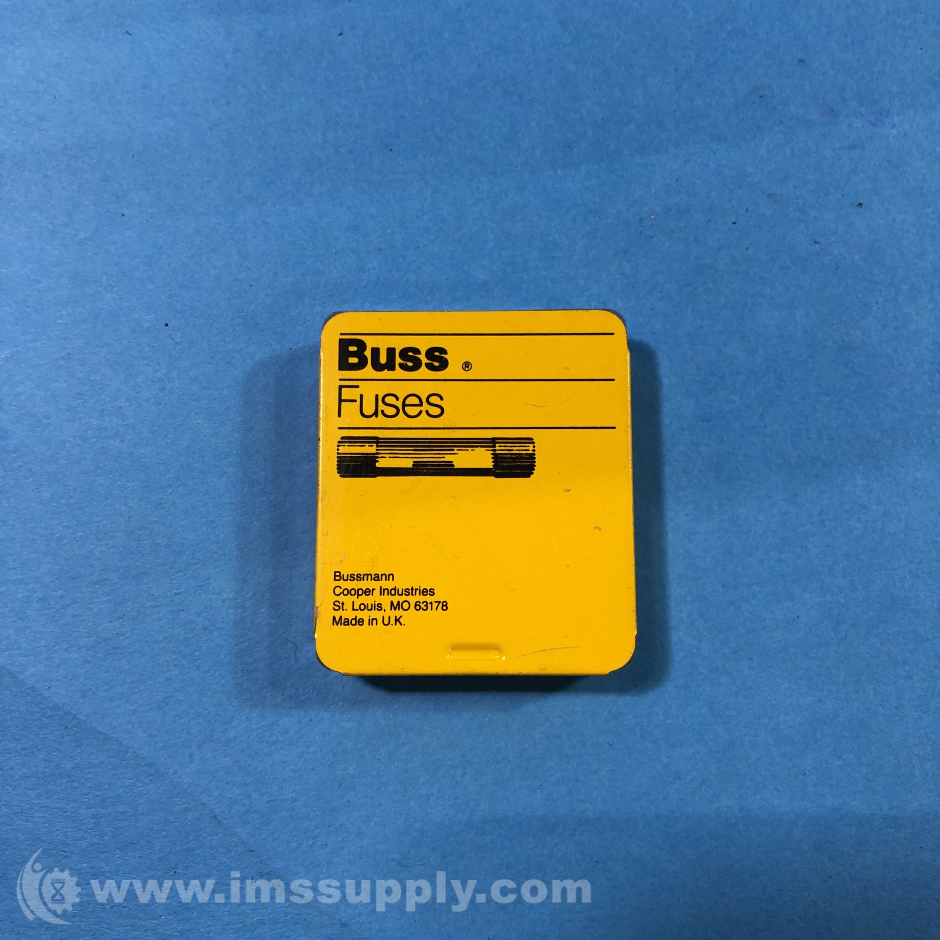 Bussmann T/250 V Slow-Blow Fuse Box of 5 - IMS Supply