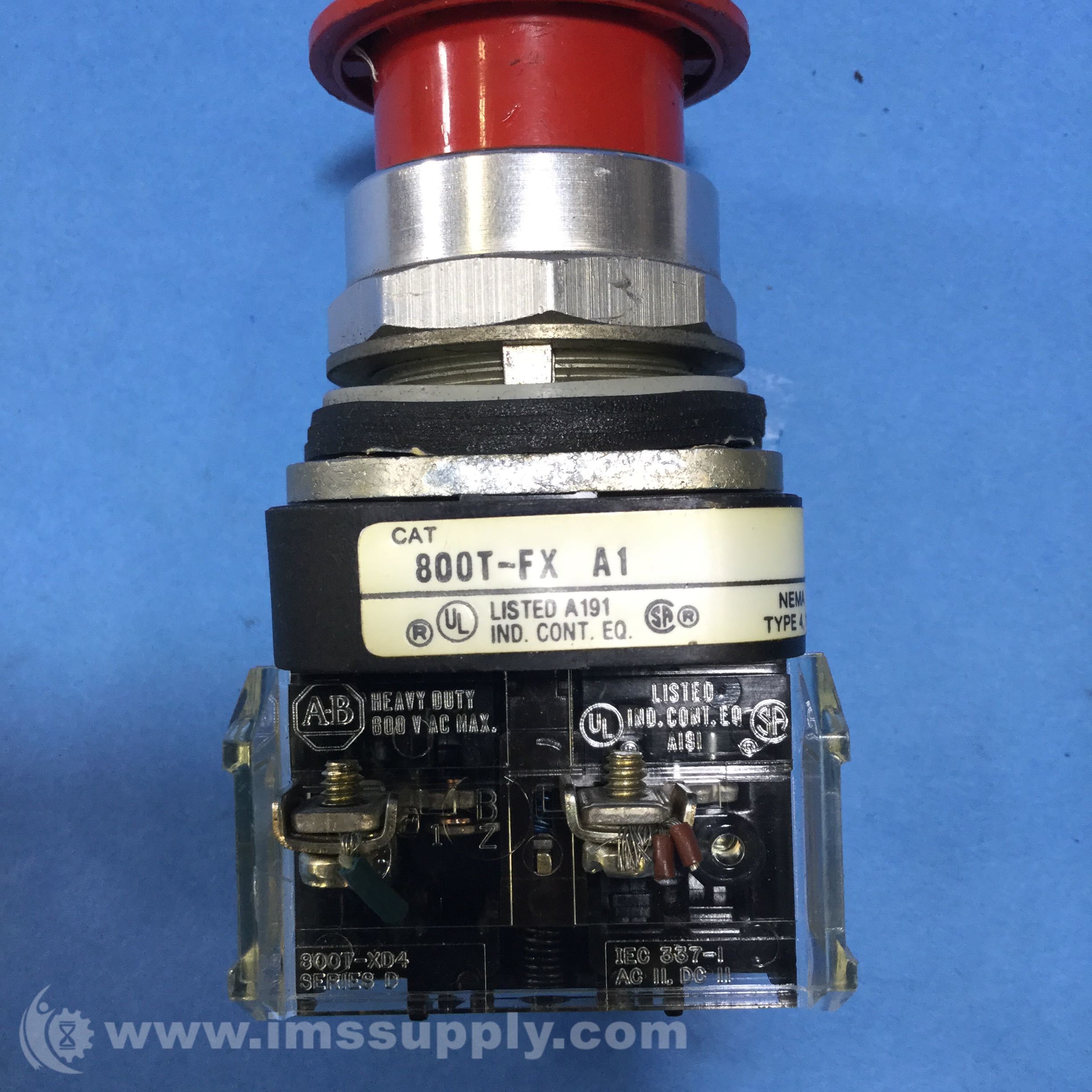 Allen Bradley 800-FX A1 Series T 30Mm Push-Pull Green Pushbutton - IMS Supply