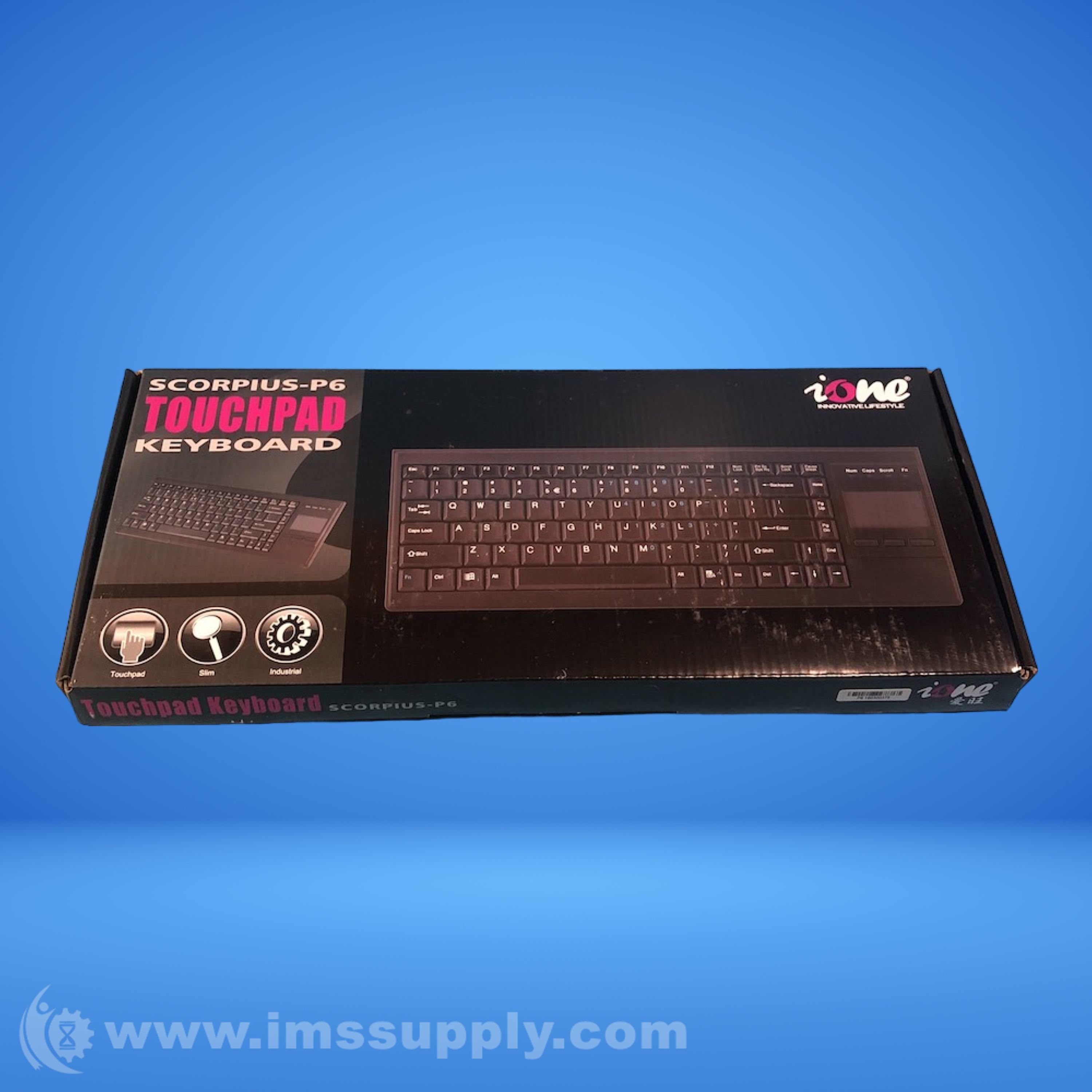 Ione Technology Inc SCORPIUS-P6 Industrial Touchpad Keyboard USB - IMS ...