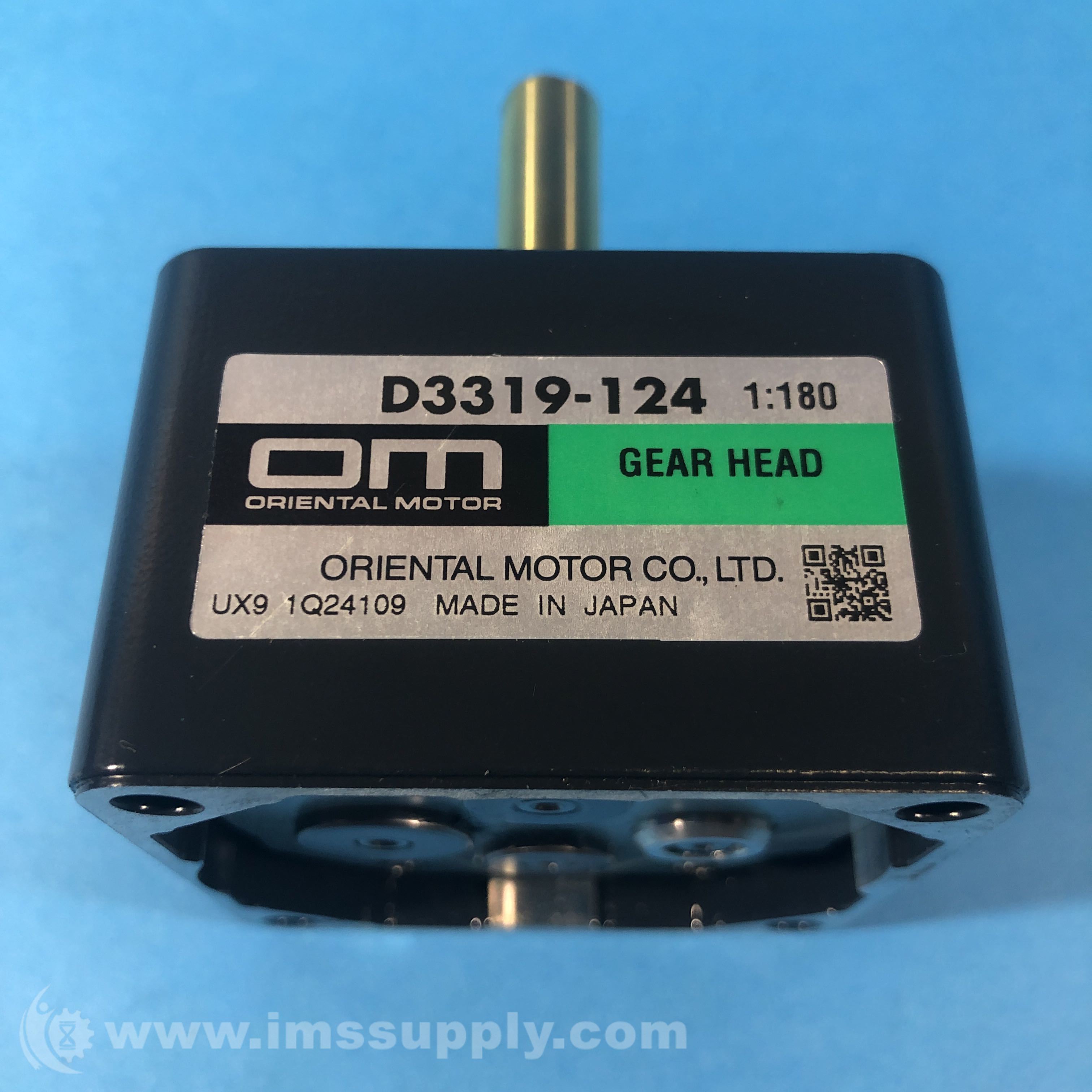 Oriental Motor D3319-124 Gear Head - IMS Supply