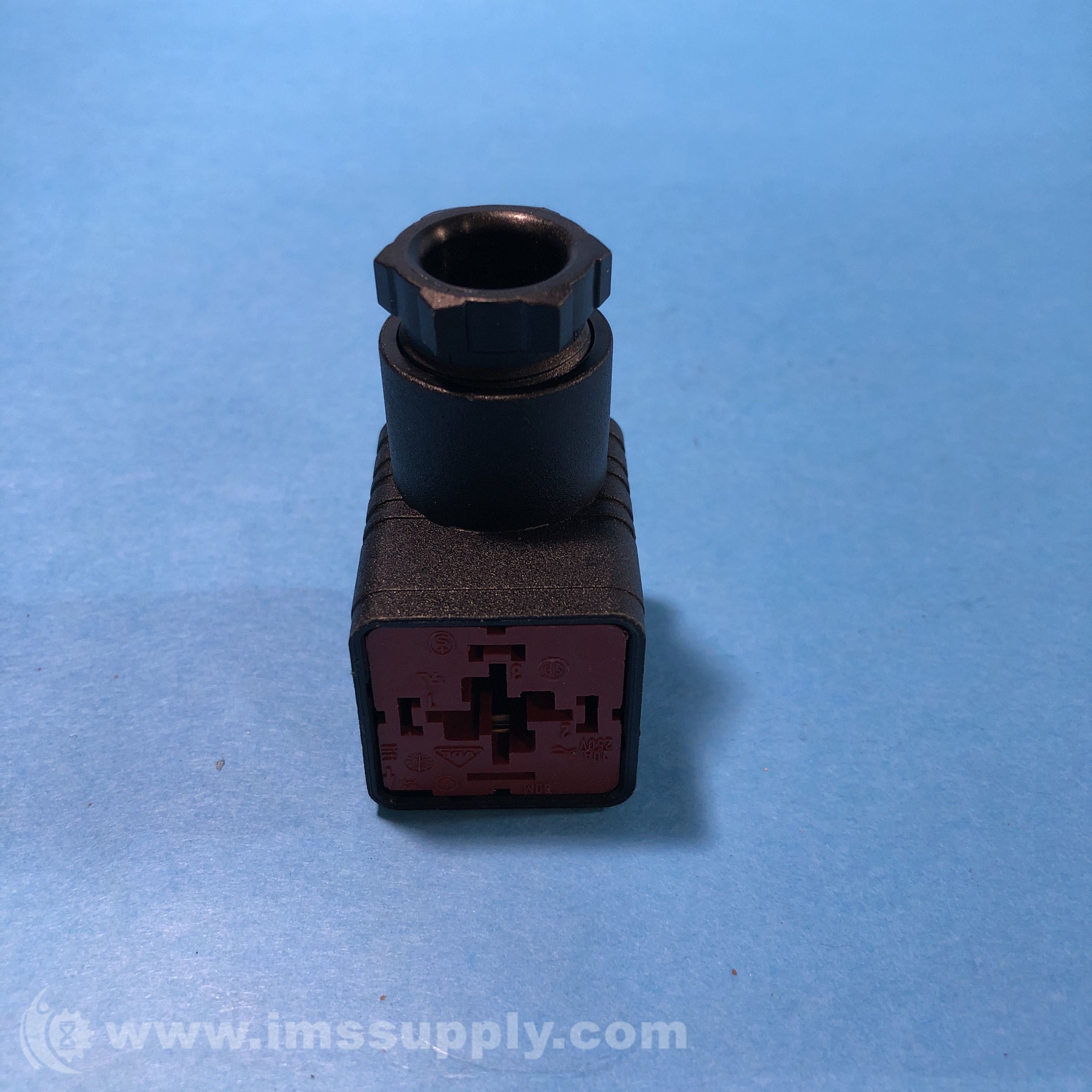Hirschmann B 12 GDM Solenoid Valve Connector - IMS Supply