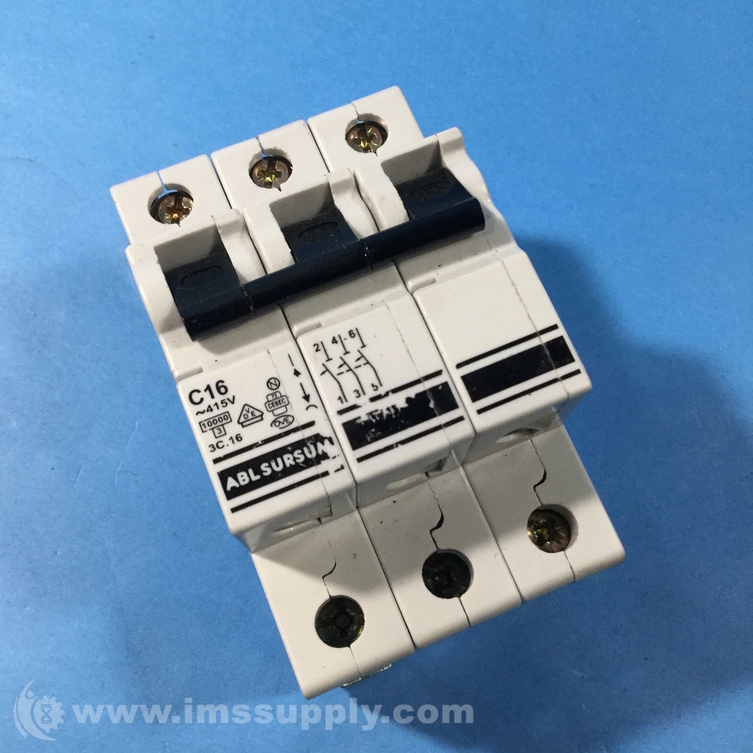 Abl Sursum C16 Circuit Breaker 415v Ims Supply