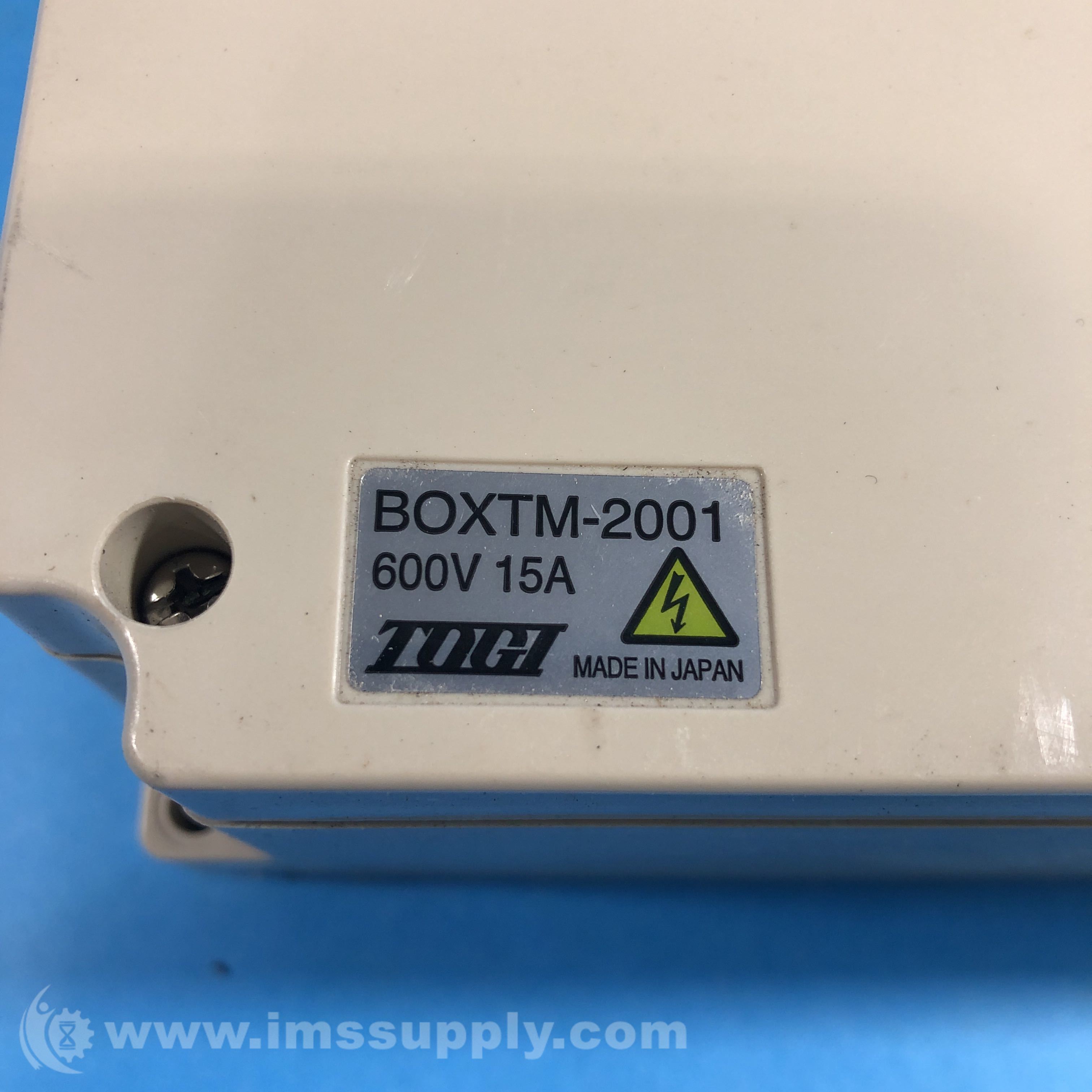 Togi BOXTM-2001 20 Terminal Junction Box, No Holes, PBT Material - IMS ...