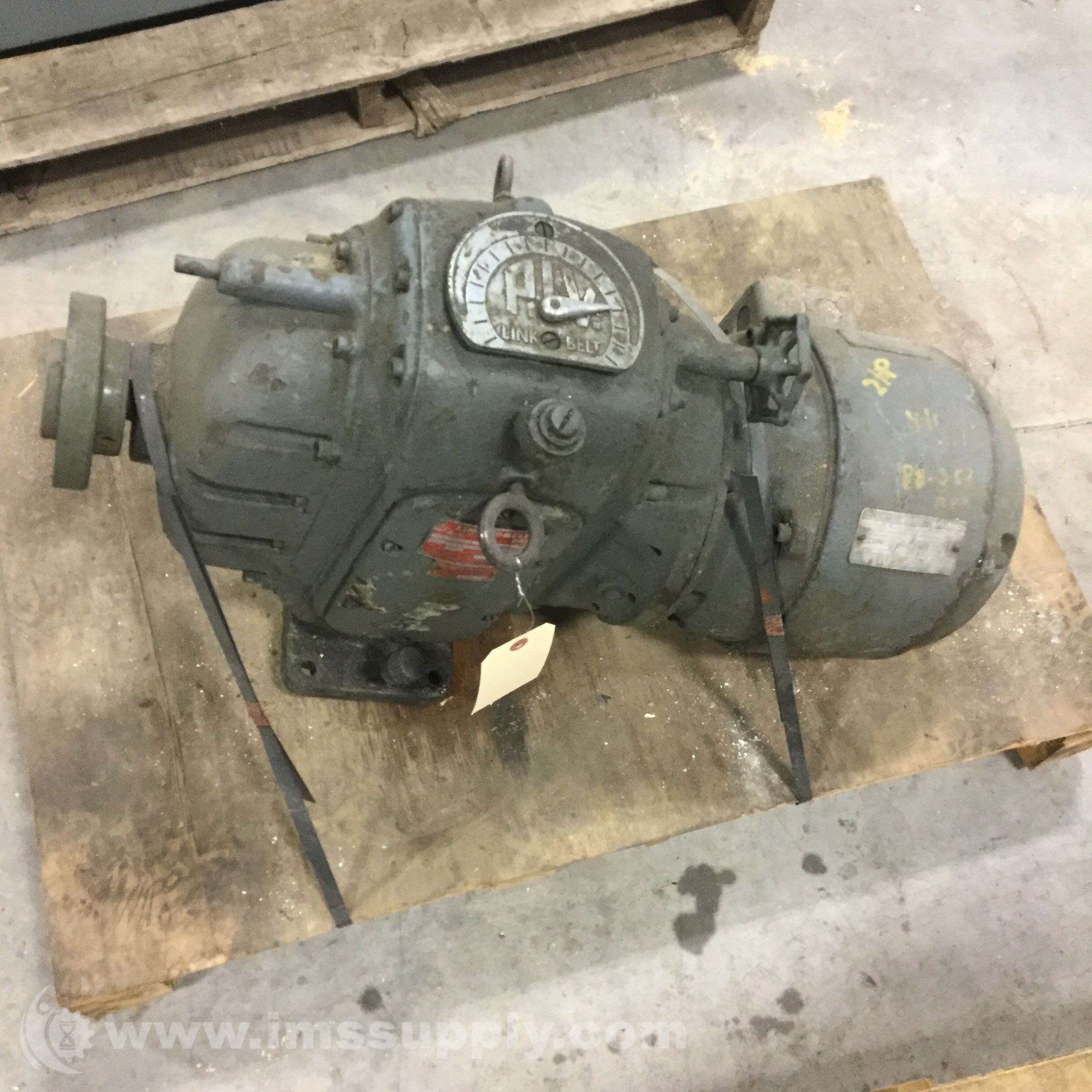 Link Belt VMG-1 P.I.V. Variabel Speed Drive, Ratio 4, Input RPM - IMS ...